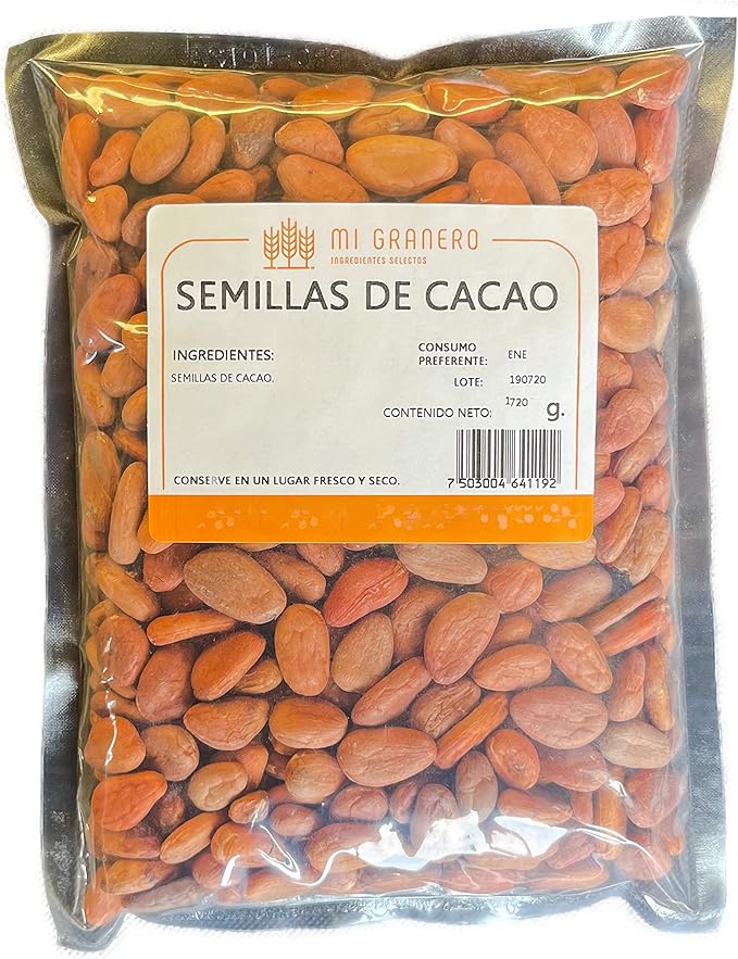 Cacao Semillas Natural 1 kg : Amazon.com.mx: Alimentos y Bebidas