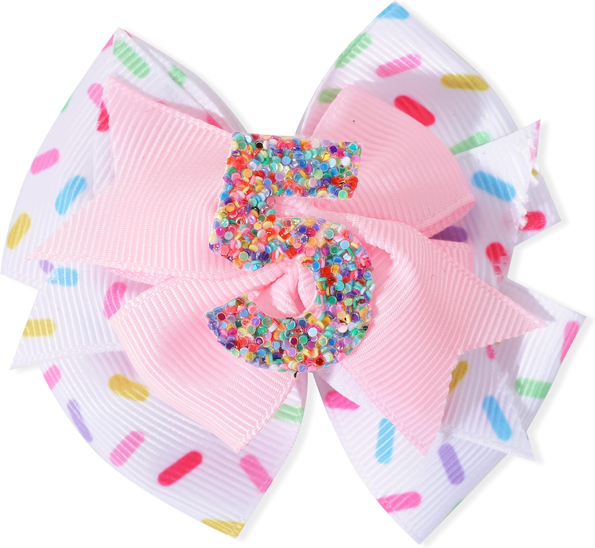 Amazon.com : Jissoo Hair Clip - 1st Birthday Pink Bow Party Decorations ...