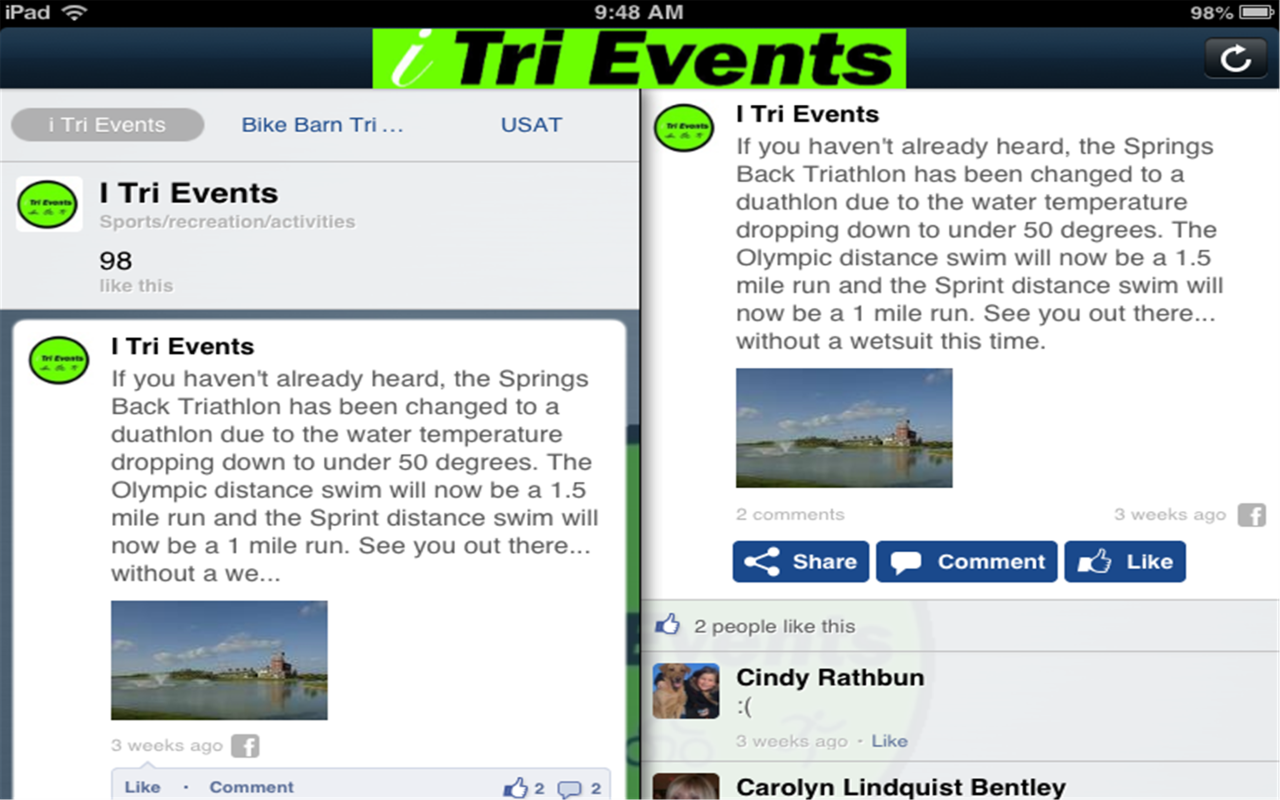 i Tri Events - App on Amazon Appstore