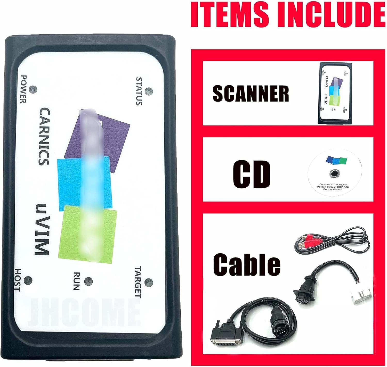 Herramienta de diagnóstico uVIM Excavadora Carretilla elevadora Motor ...