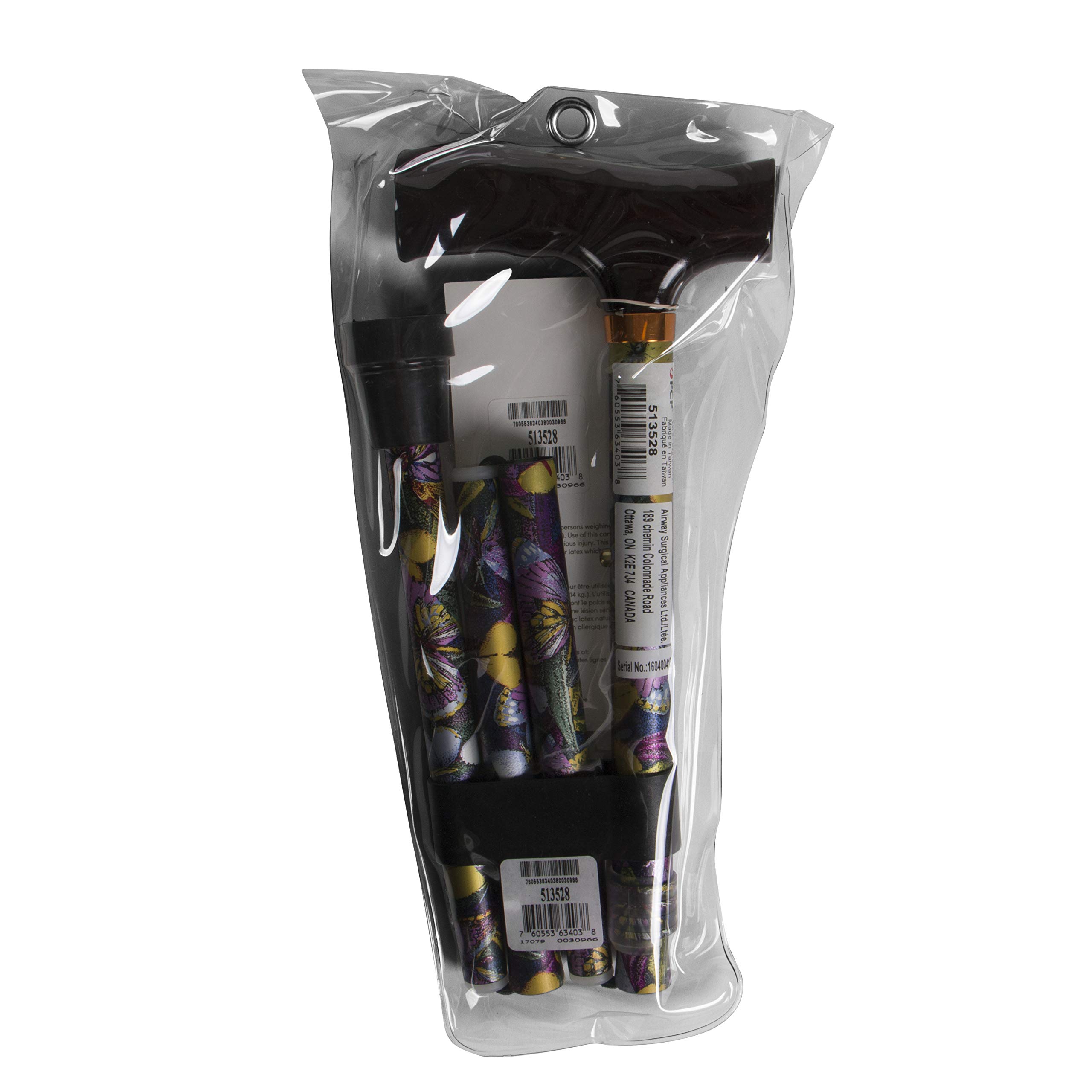 Snapklik.com : PCP Fritz Handle Adjustable Height Walking Aid Folding Cane