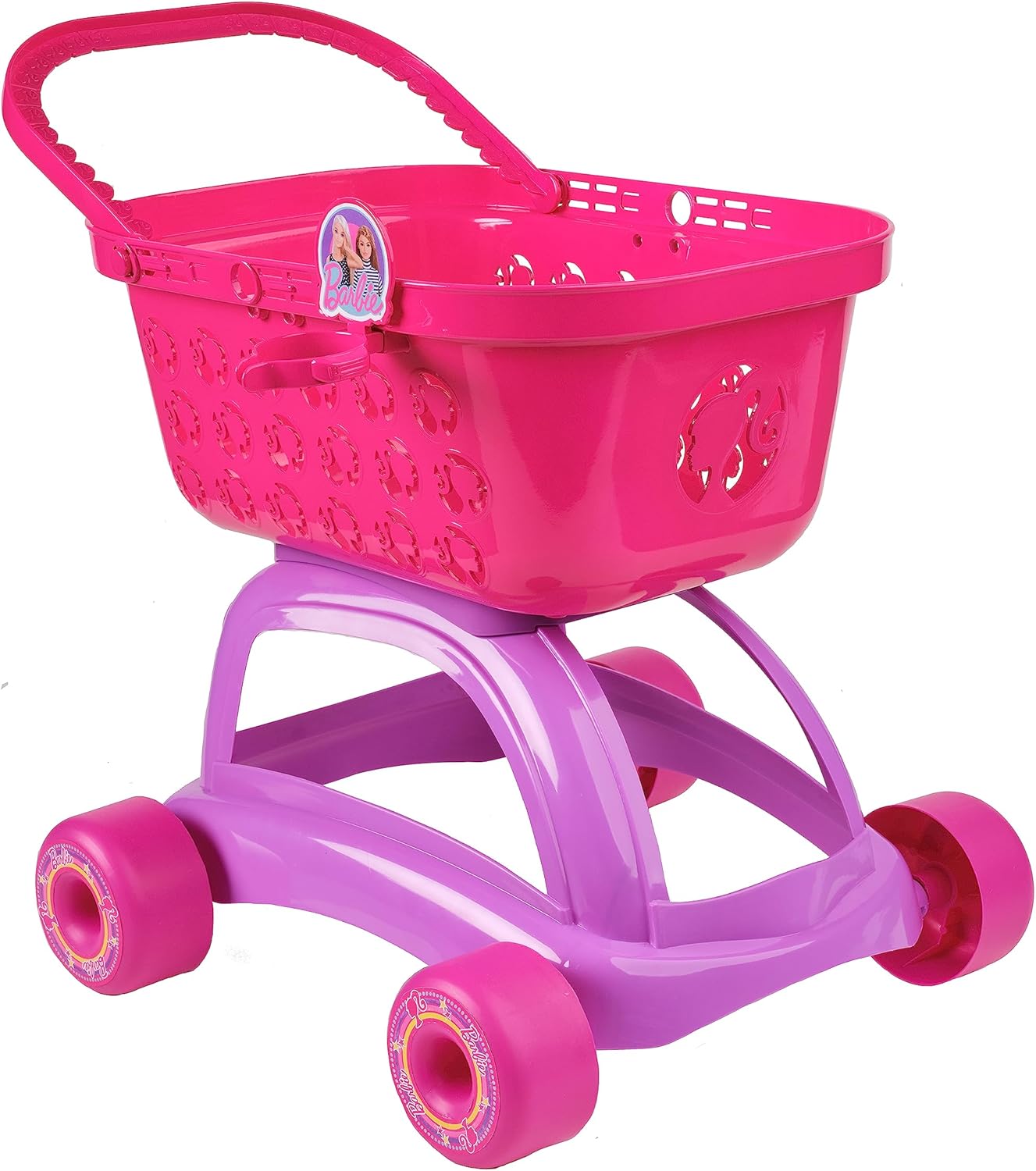 Sinco Creations Barbie 2 in 1 Kids Shopping Trolley & Shopping Basket ...