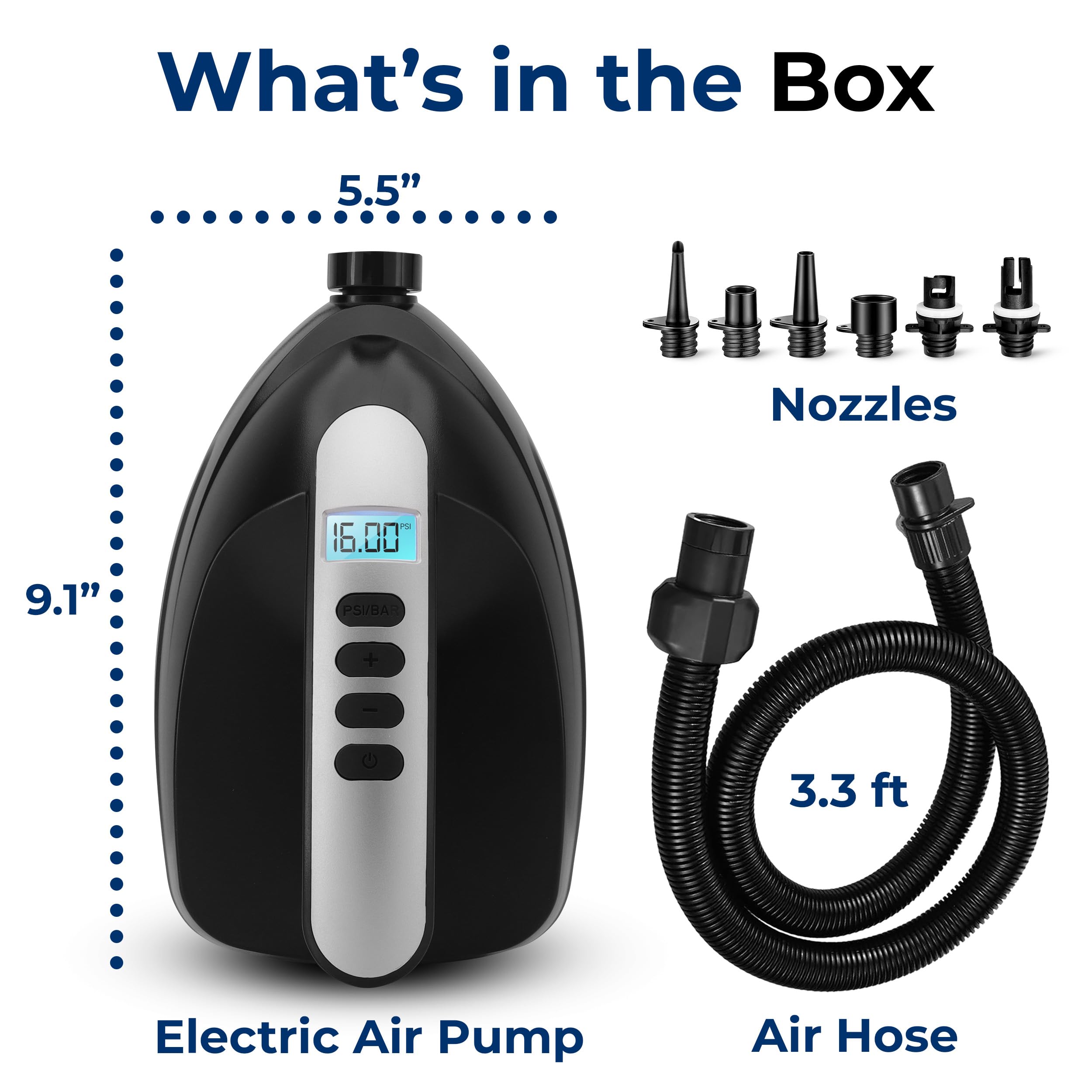 Snapklik.com : SereneLife Inflatable Paddle Board Pump Compressor ...