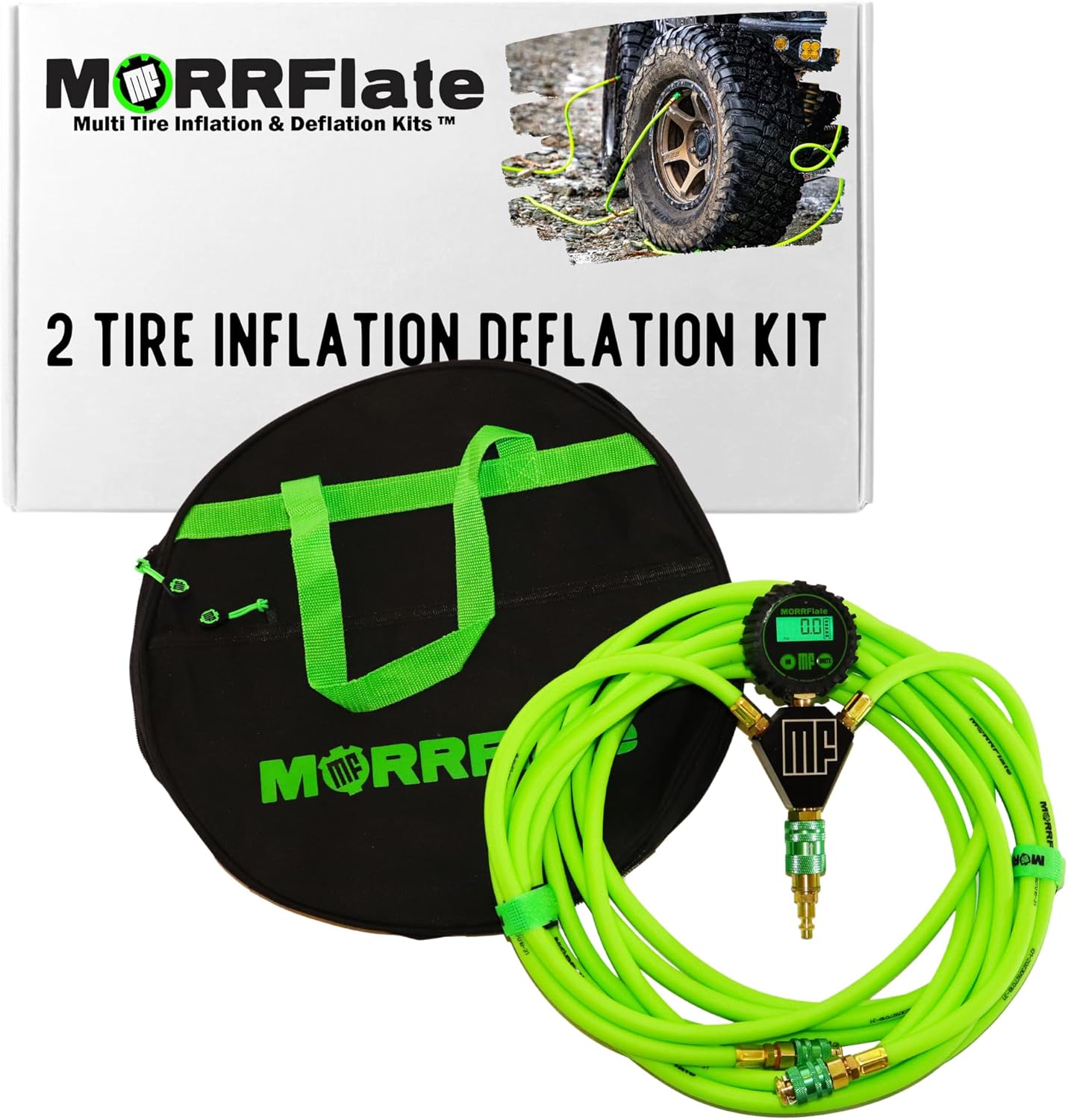 Amazon.com: MORRFlate Duo Rapid 2-Tire Inflation Deflation Hose Kit | 2 ...