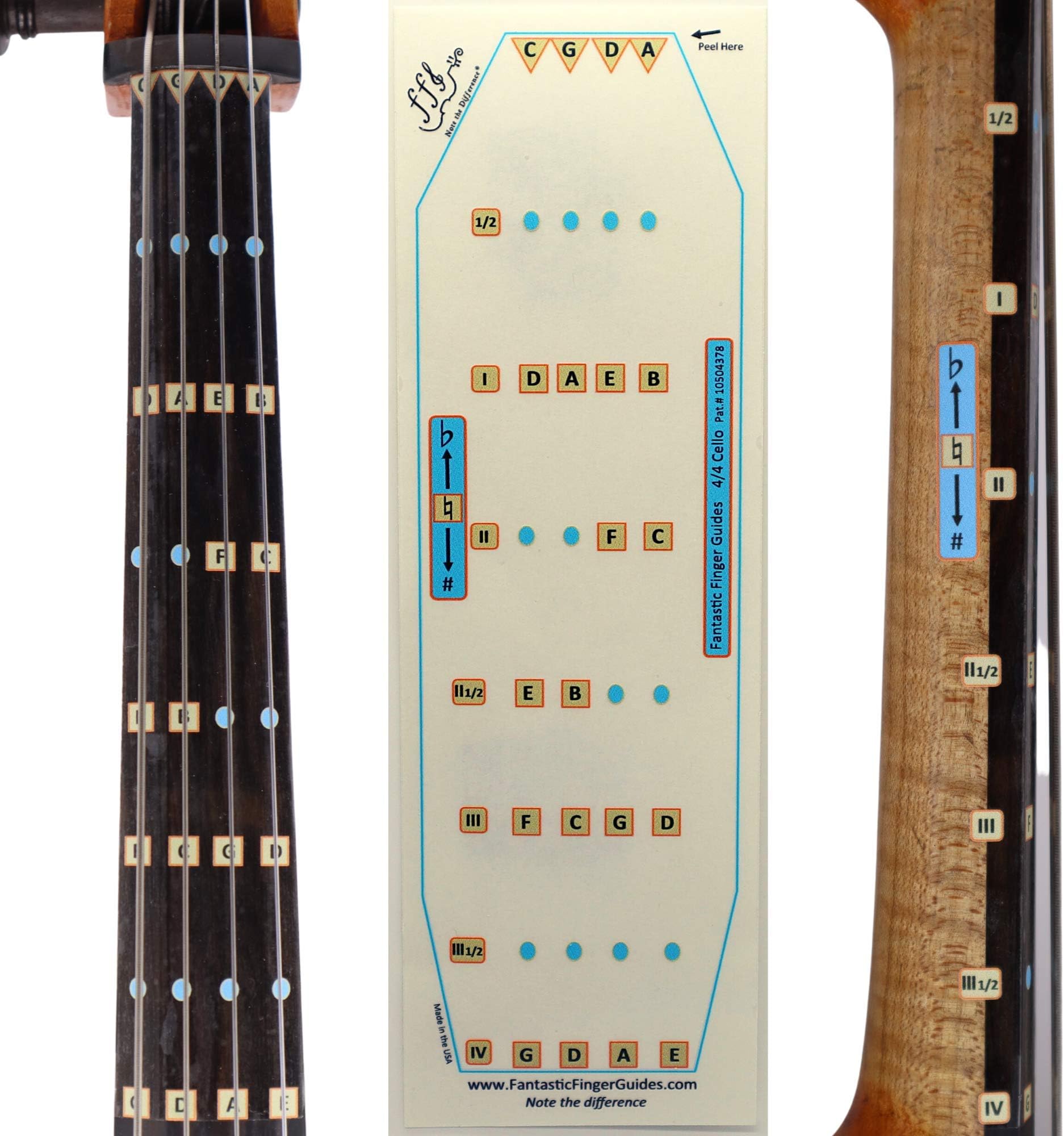 Amazon.com: Cecilio Size 4/4 (Full Size) Student Cello with Hard & Soft ...