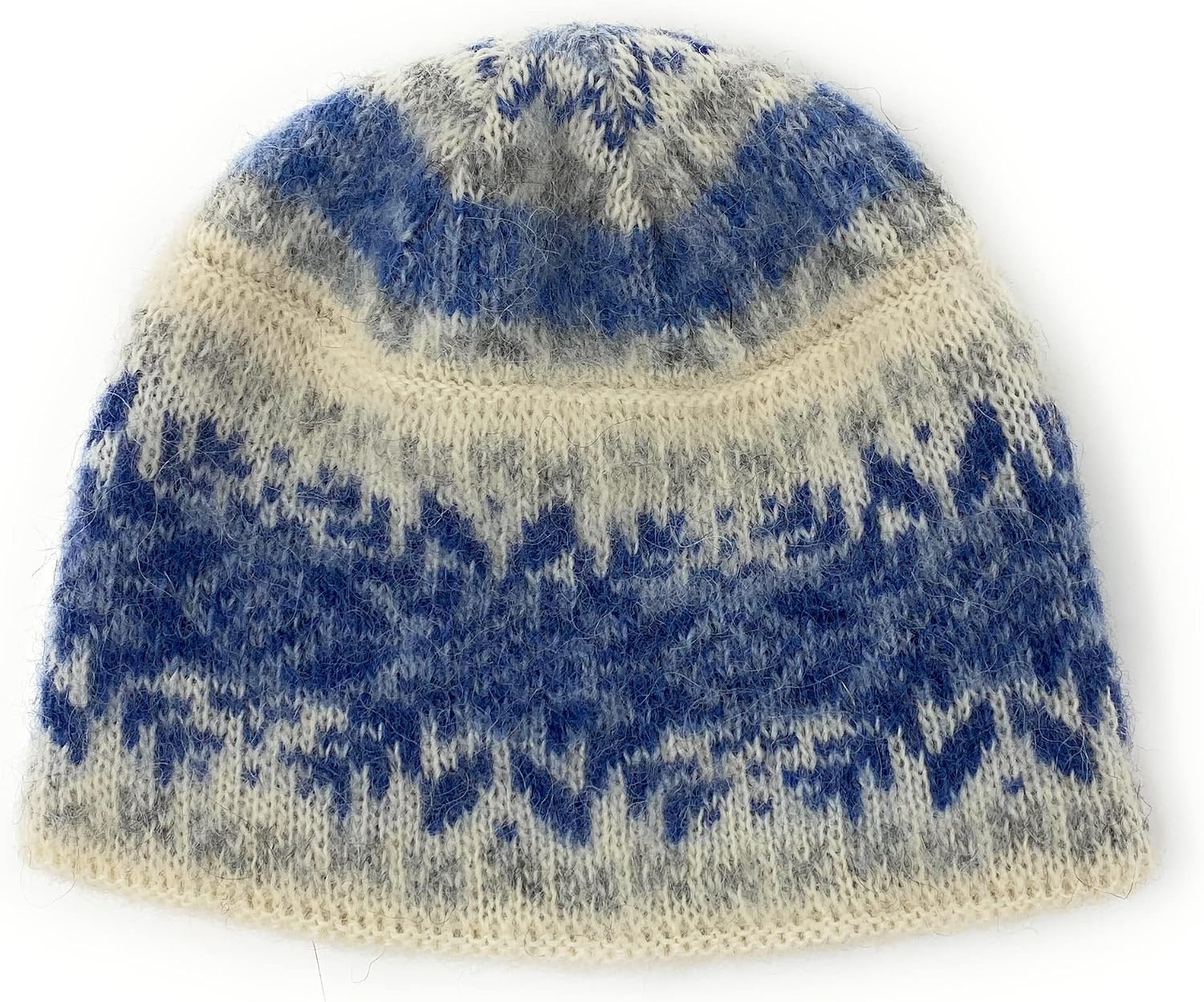 Freyja Canada Winter Icelandic Wool Beanie Cap for Women 2 Ply Knitted ...