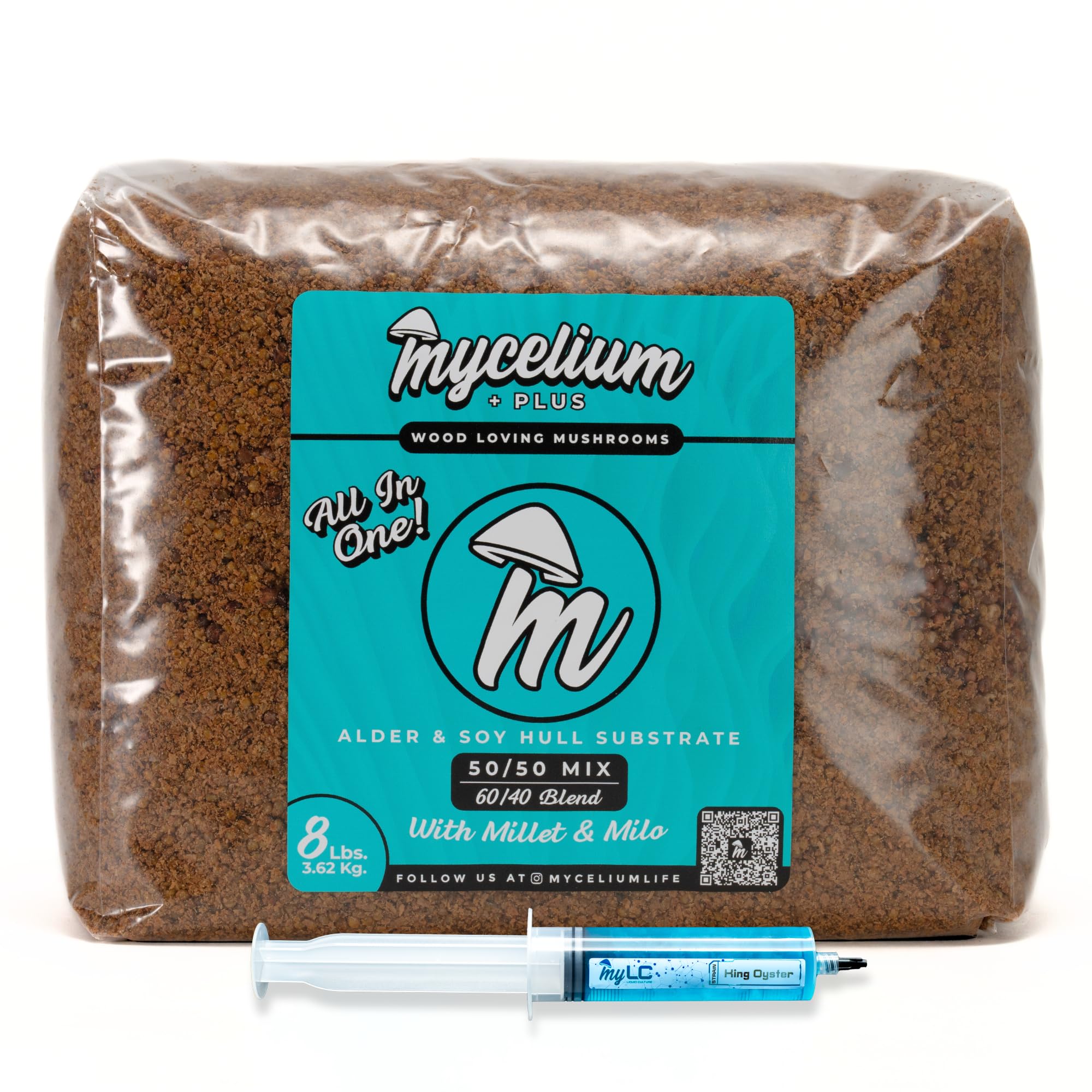 Snapklik.com : Mycelium Mushroom Growing Kit, King Oyster Gourmet I ...