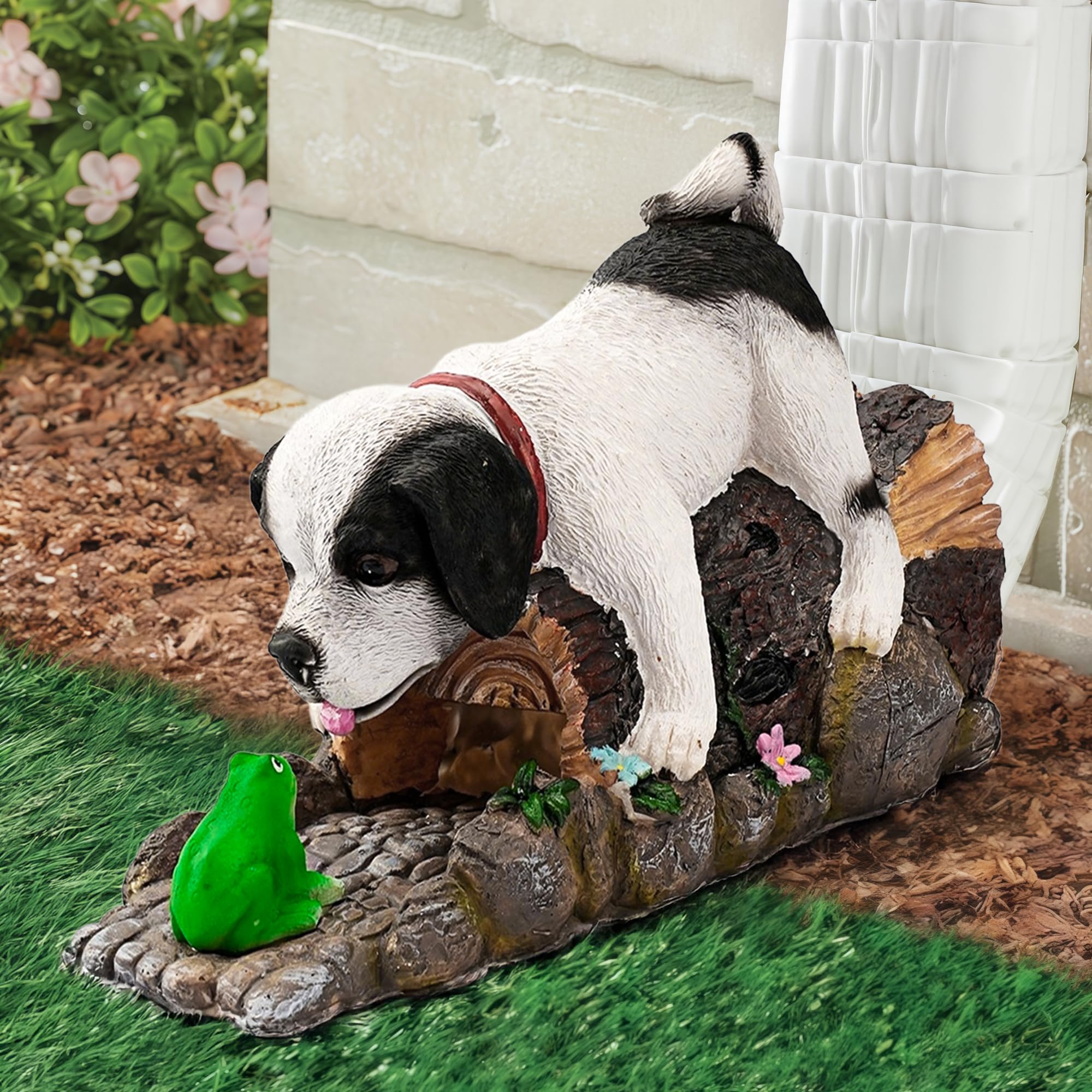 Snapklik.com : Funny Dog Gutter Downspout Statue, Splash Block, Eco ...