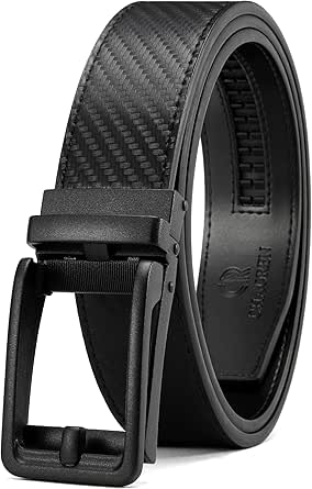 Amazon.com: CHAOREN Ratchet Belt - Mens Dress Belt 1 3/8" Comfort Click - Perfect Companion to ...