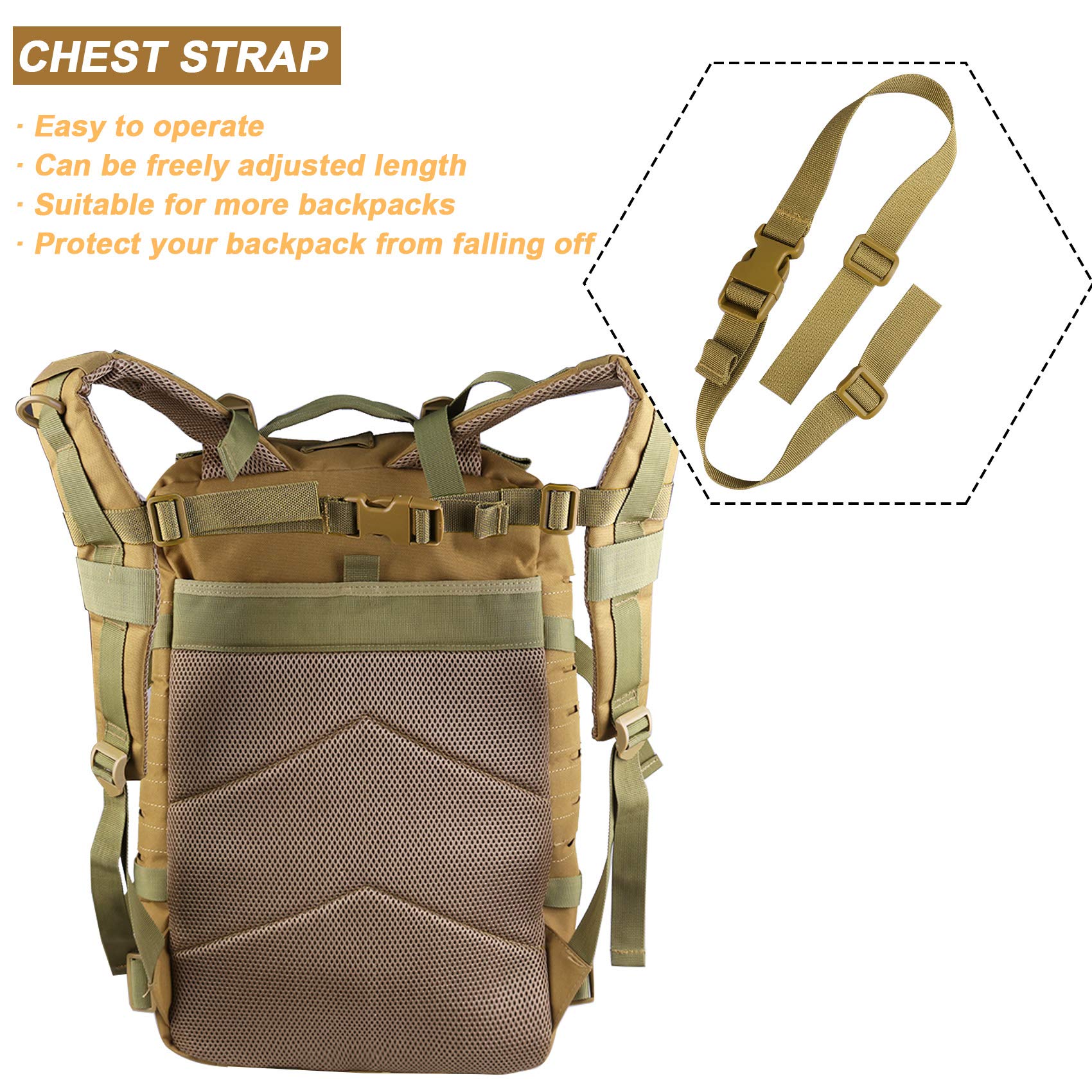Snapklik.com : MAGARROW Backpack Chest Strap Adjustable Sternum Strap ...