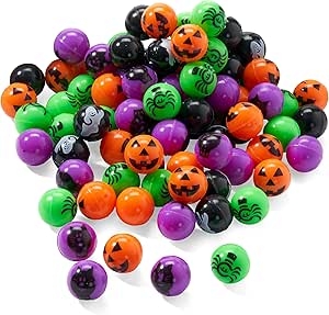 Amazon.com: THE TWIDDLERS 85 Bouncing Balls | Bouncy Party Favor Bag ...
