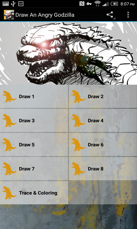 Aplicación Draw Godzilla en Amazon Appstore