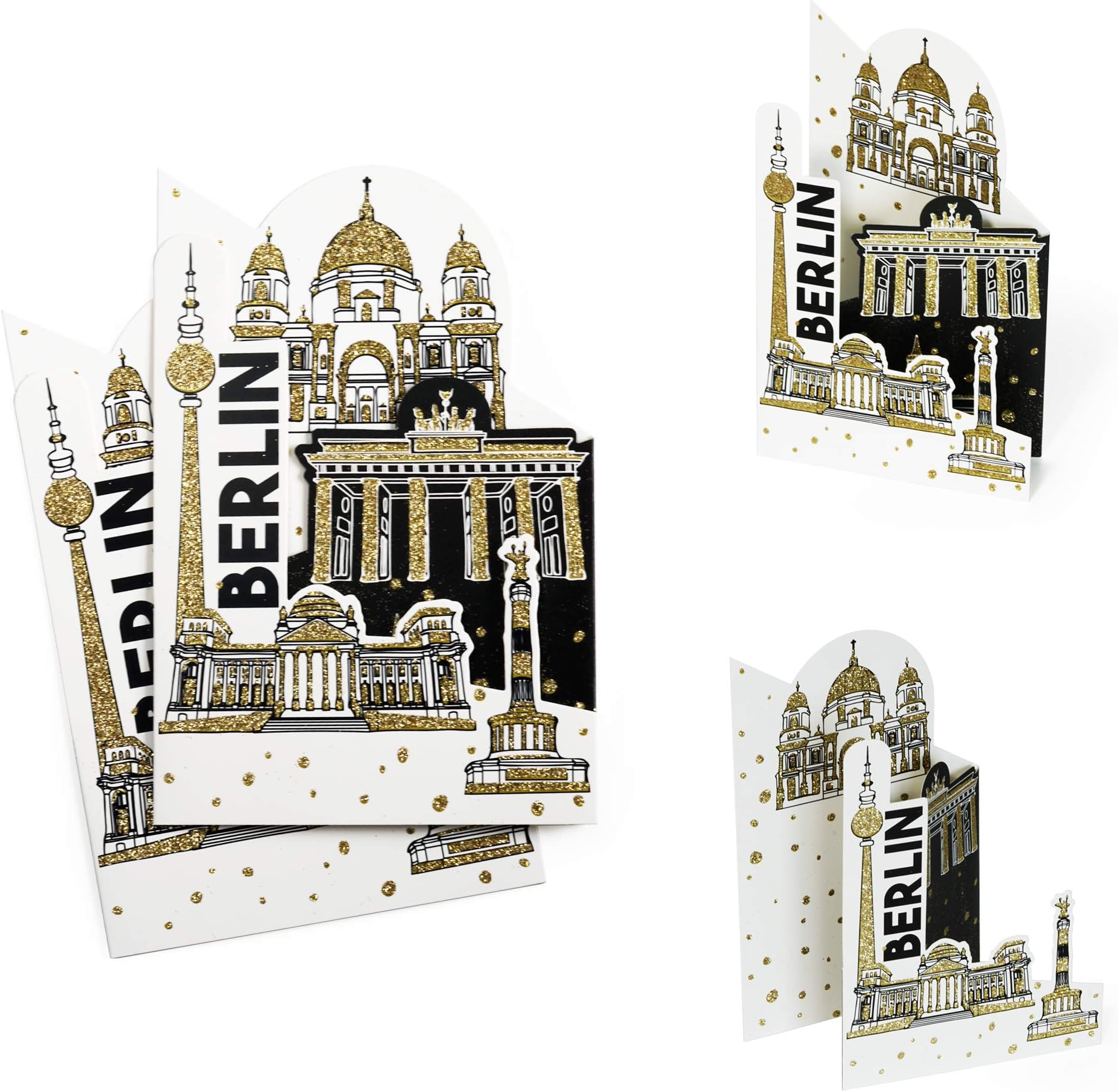 Reisegutschein Berlin, Wochenende I Städtetrip Berlin als Pop Up Karte ...