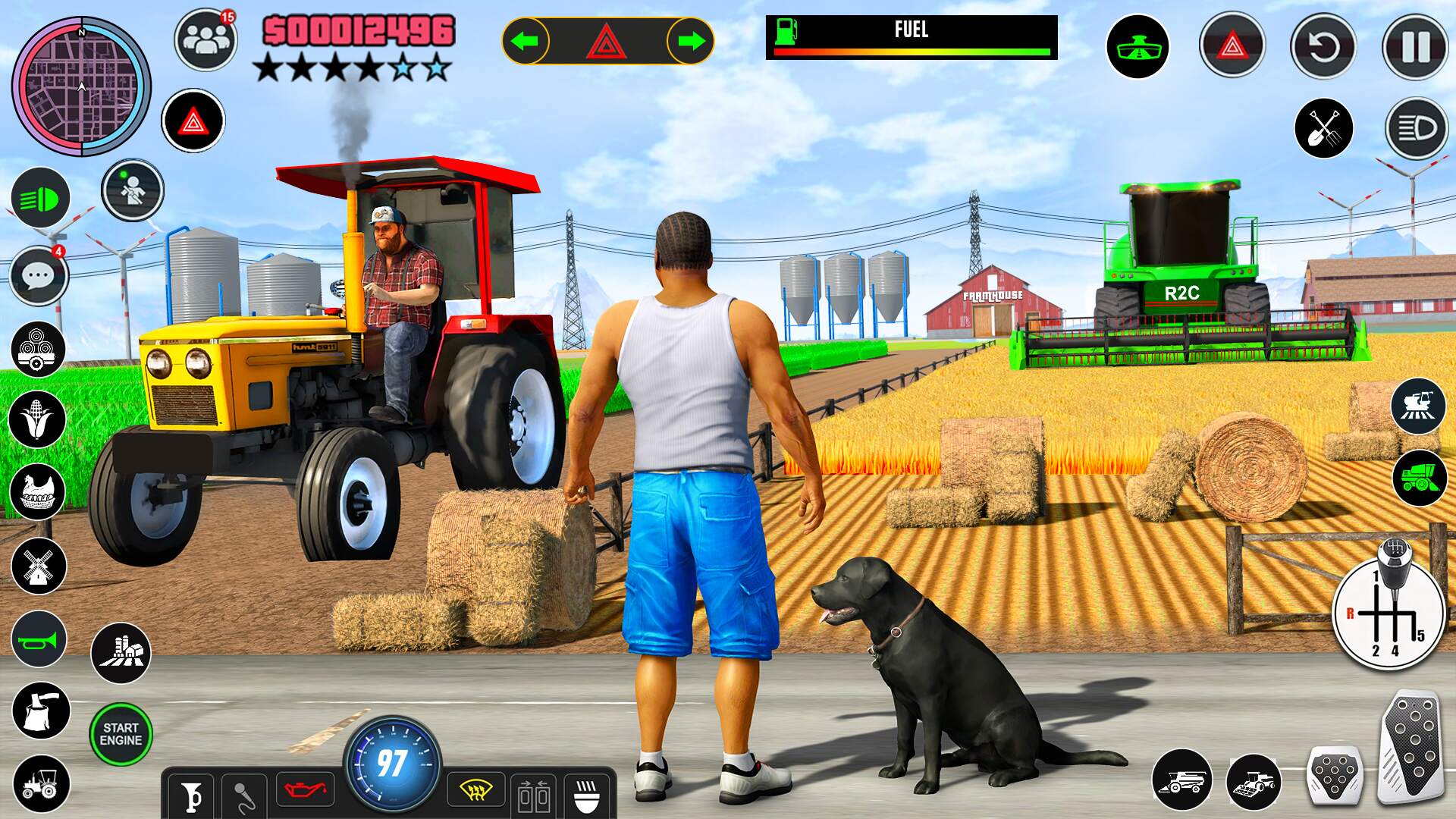 Big Farming Tractor Games 3D Tractor Simulator : Tractor Driving Games ...