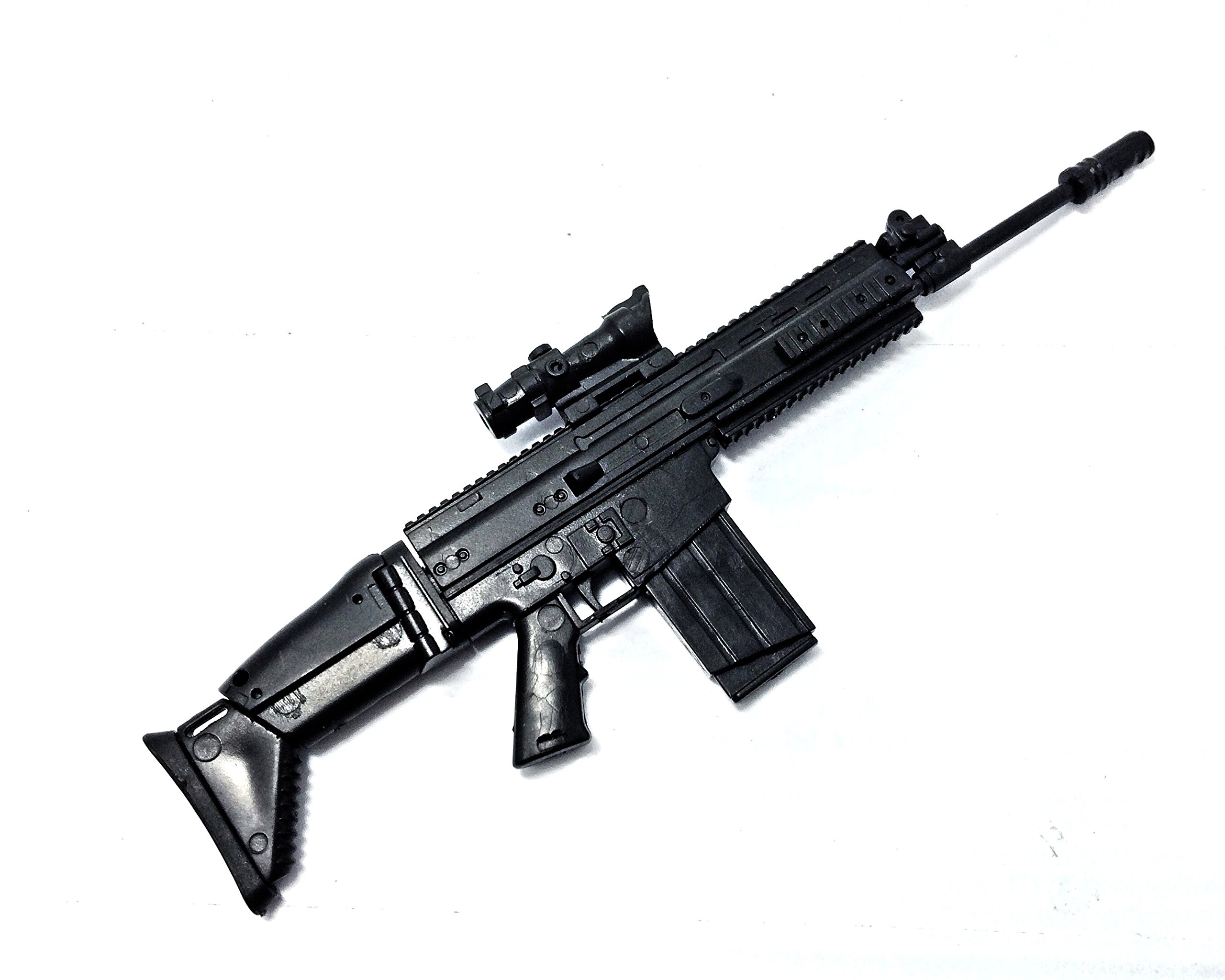 1/6 Scale FN Scar Assault Rifle US Army FN Herstal Gun Model Fit for 12 ...