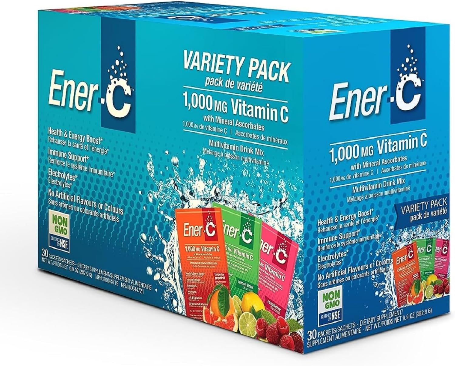 Amazon.com: Ener-C Variety Pack Multivitamin Drink Mix Powder Vitamin C ...