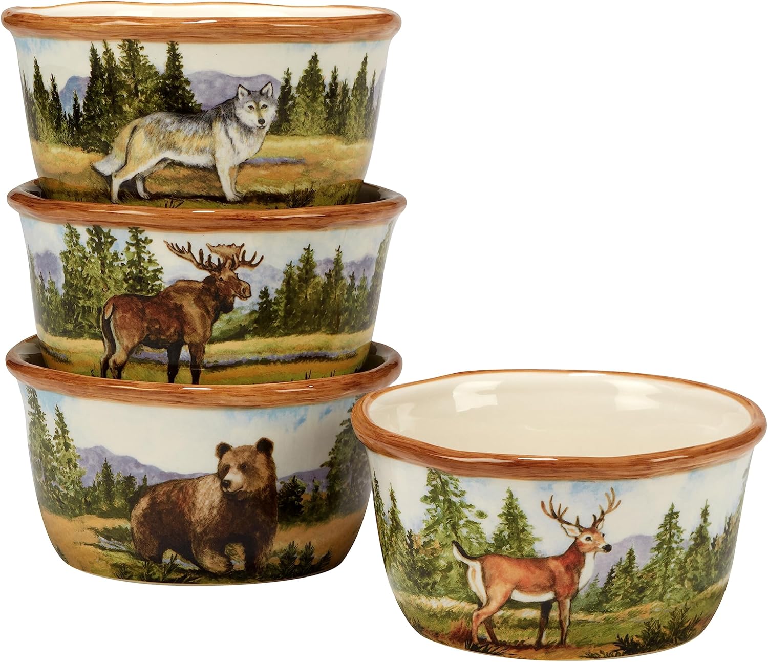 Amazon.com | Certified International Mountain Summit 8.75" Salad ...