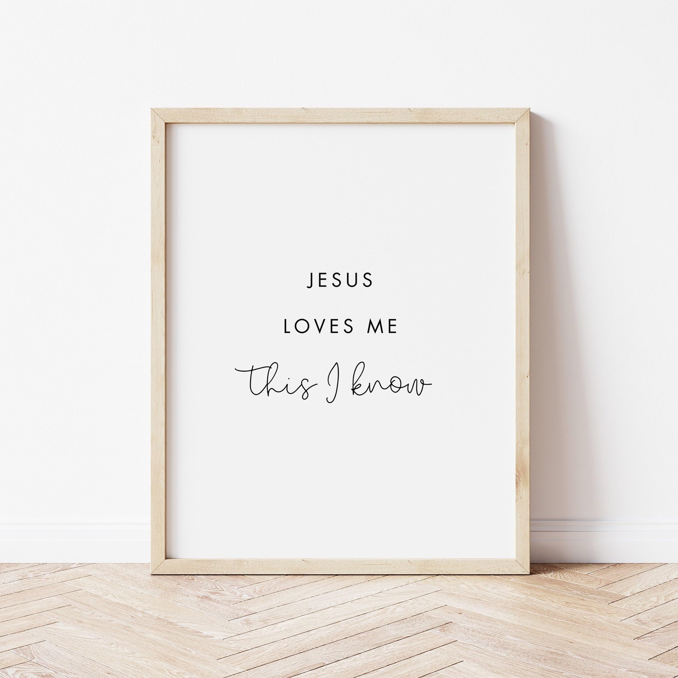 Jesus Loves Me Wall Decal High Definition Photographs Amazon.com: