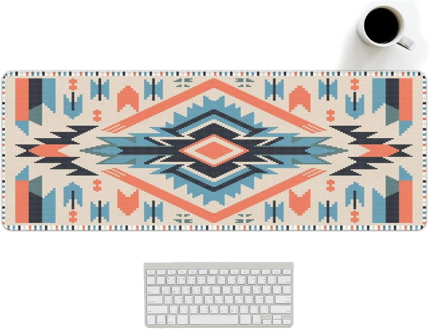 Amazon.com: Large Western Mouse Pads Western Desk Accessories Blue ...