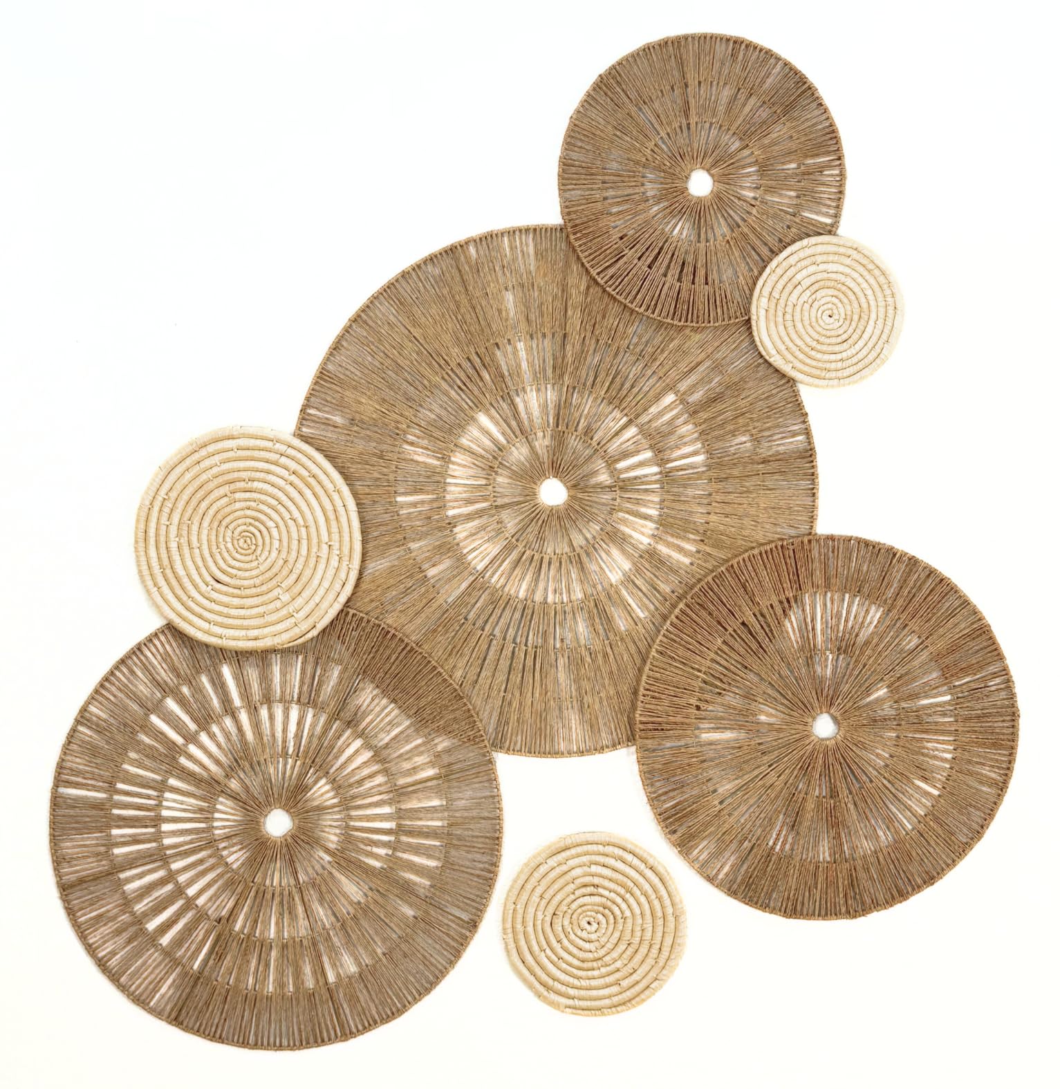 Woven Disc Wall Decor: Transform Your Space with Style and Texture – Decor