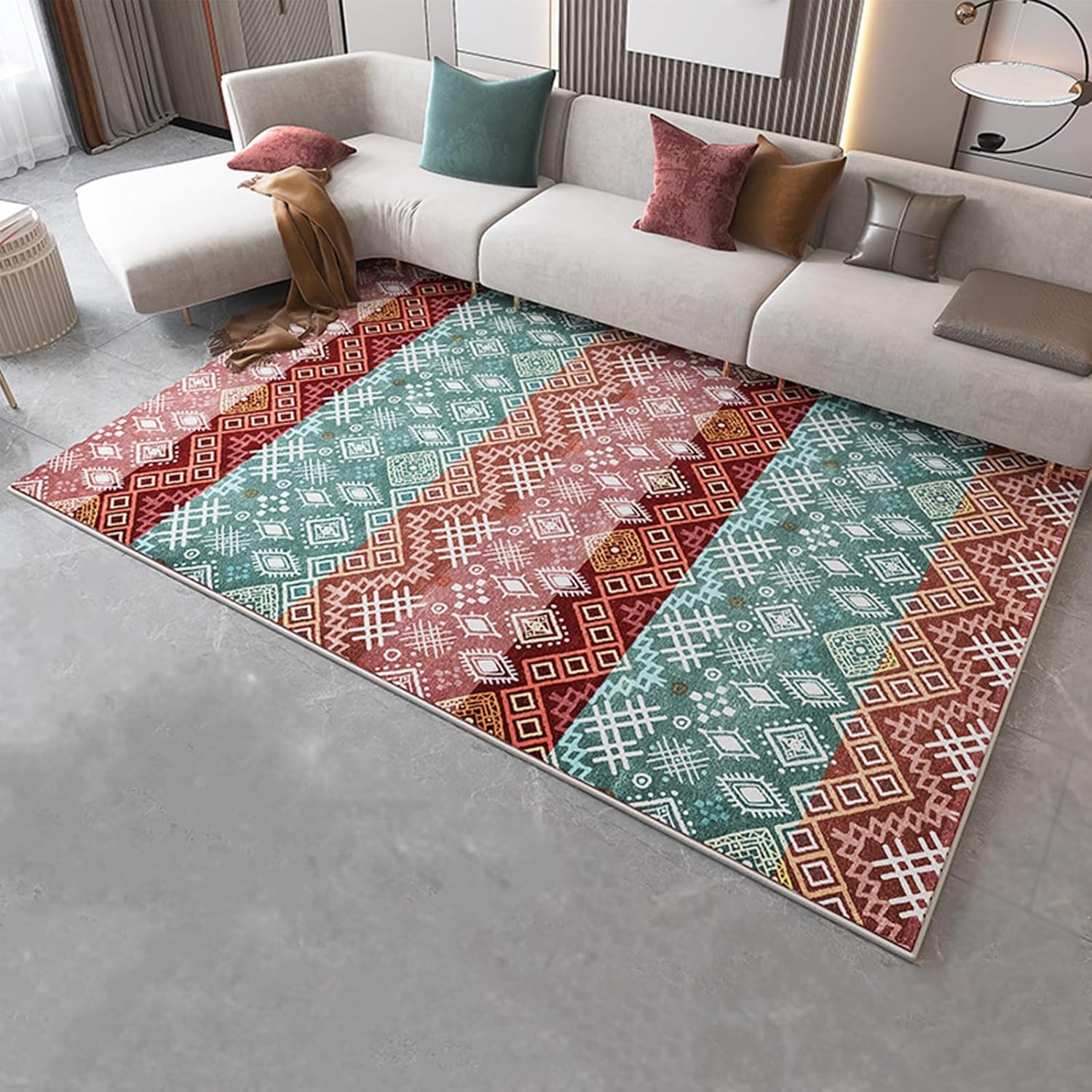 Heated Floor Mats, Graphene Electric Heating Carpet with Timer ...
