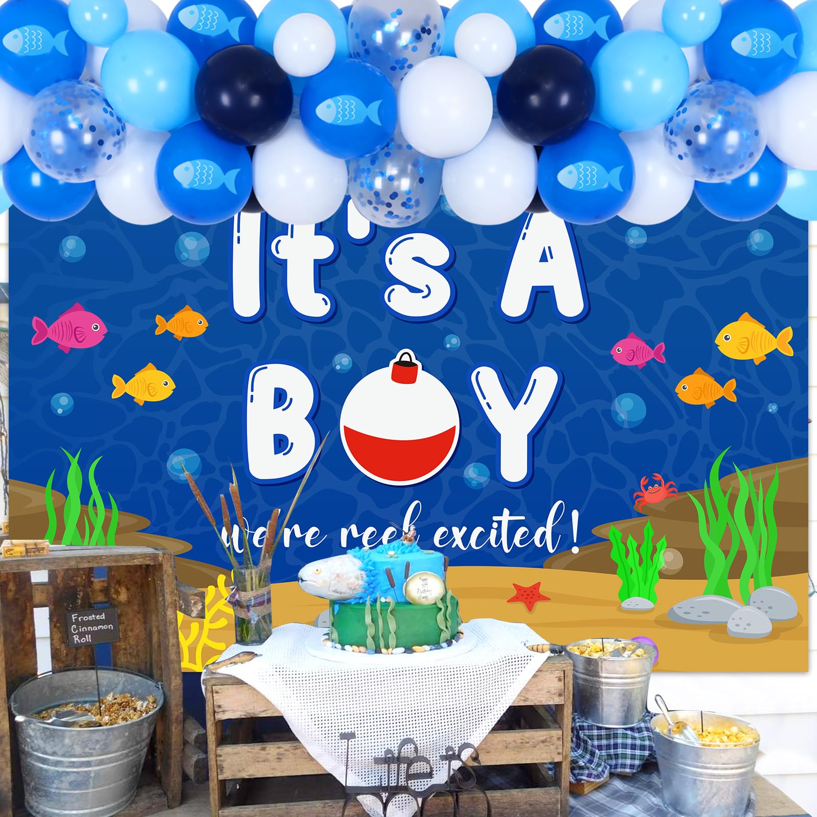 Pescado Para Baby Shower De Niño