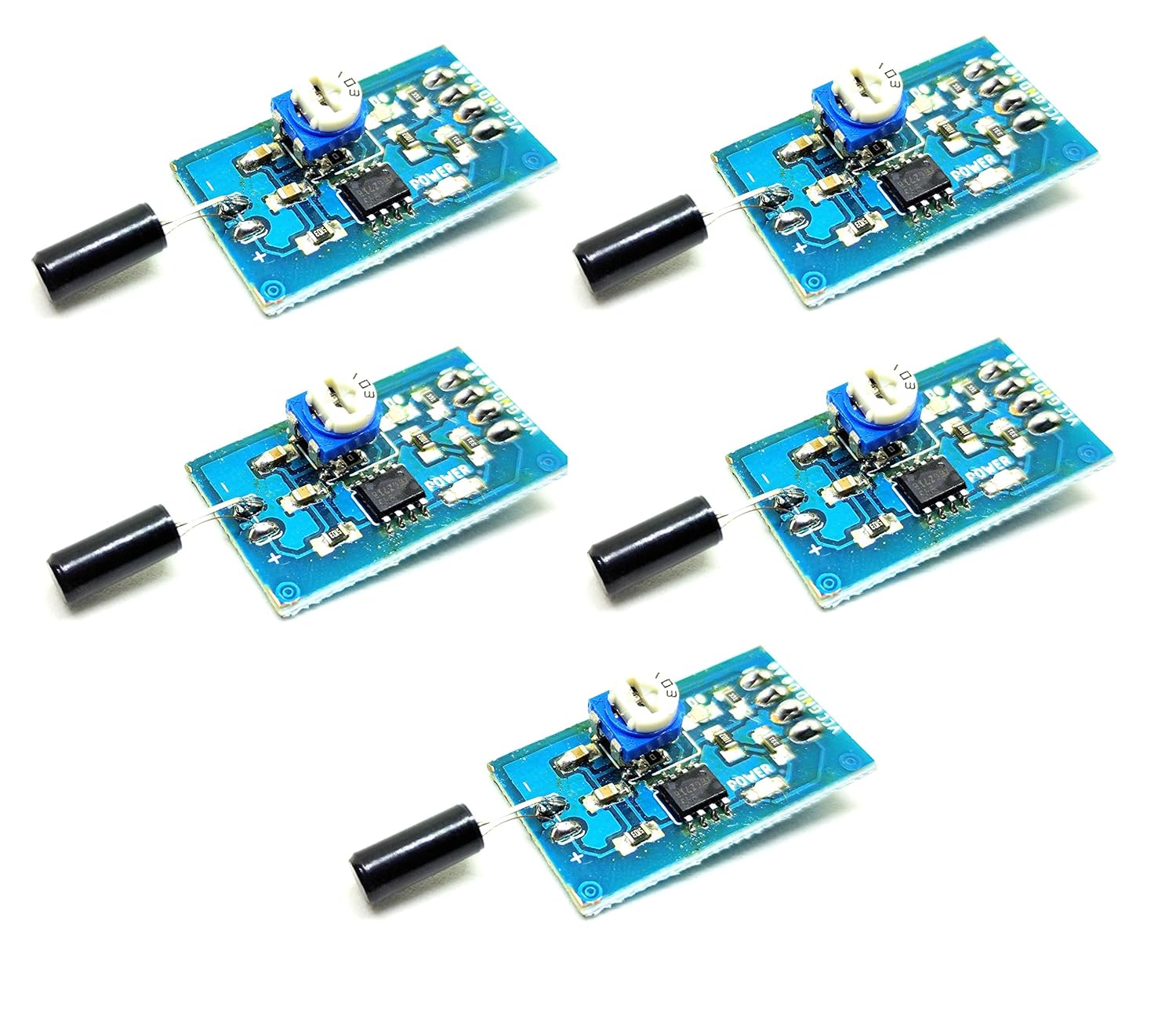 INVENTO 5Pcs 4pin SW-18015P Shock Sensor Vibration Impact Collision ...