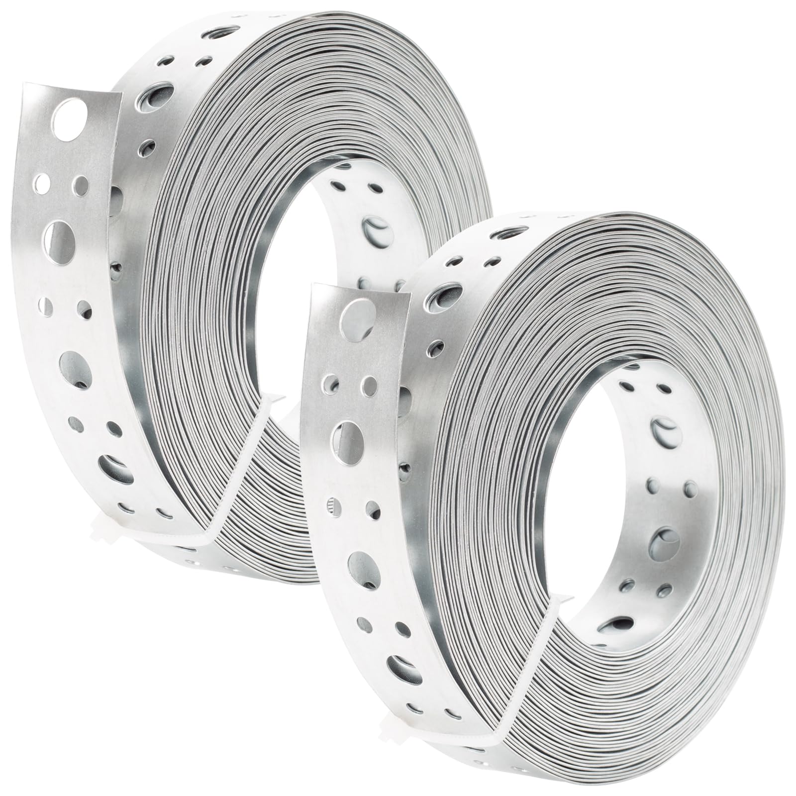 Metal Straps With Holes 100ft Galvanized Metal Strapping - 0.7 Inch ...