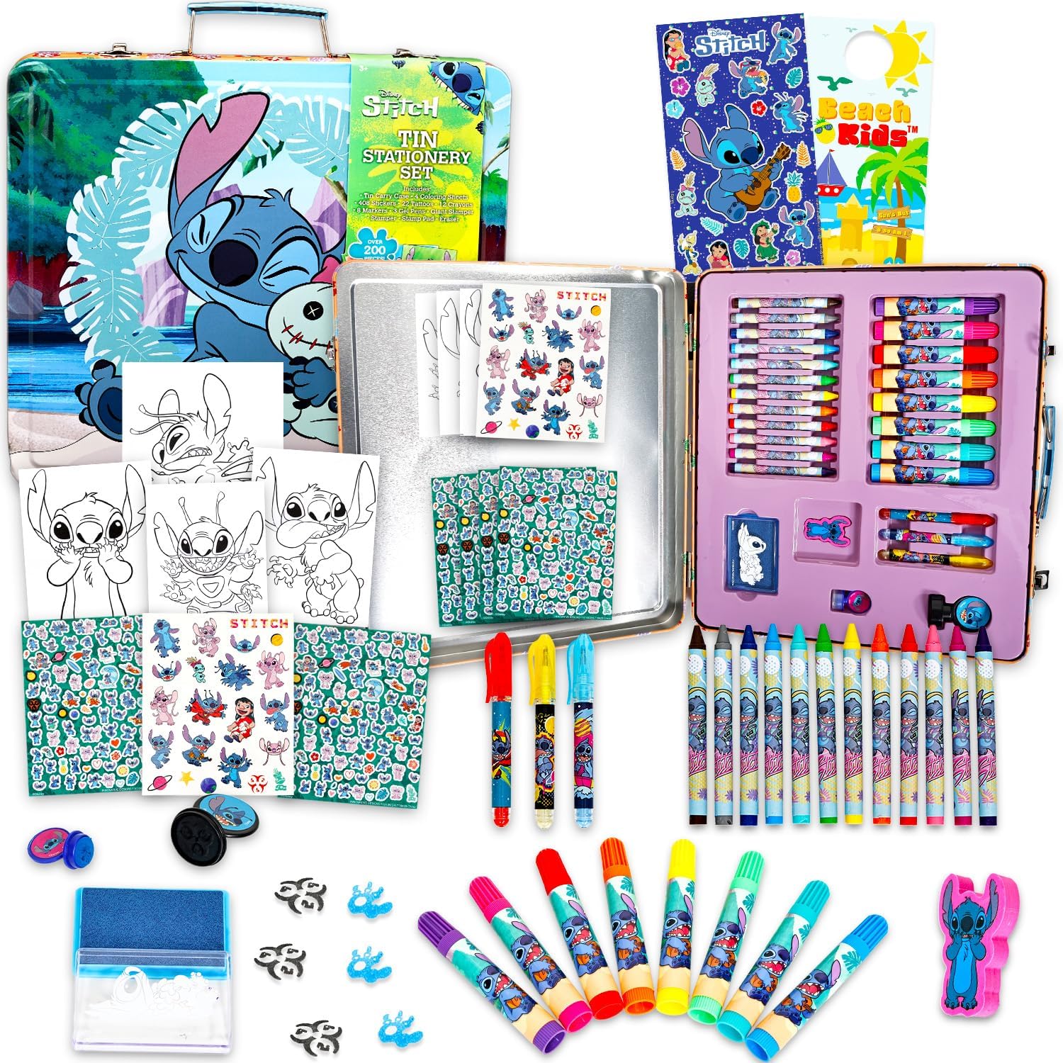 Disney Stitch Coloring Activity Kit - Bundle with Coloring Pages ...