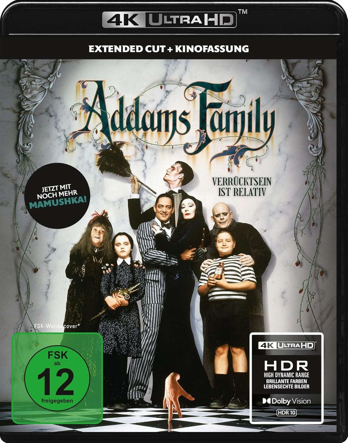 Addams Family (4K Ultra HD) [Blu-ray]: Amazon.es: Huston, Anjelica, Lloyd, Christopher, Ricci ...