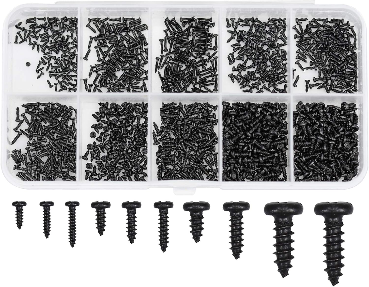 Winfred Mini Screw 1000 PCS M1 M1.2 M1.4 M1.7 High Precision Self ...