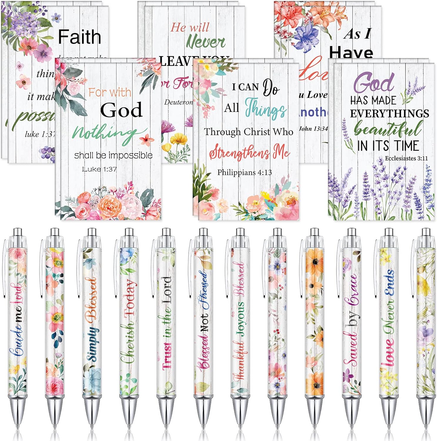 Amazon.com : Colarr 24 Pcs Christian Bulk Gifts for Women Bible Verse ...