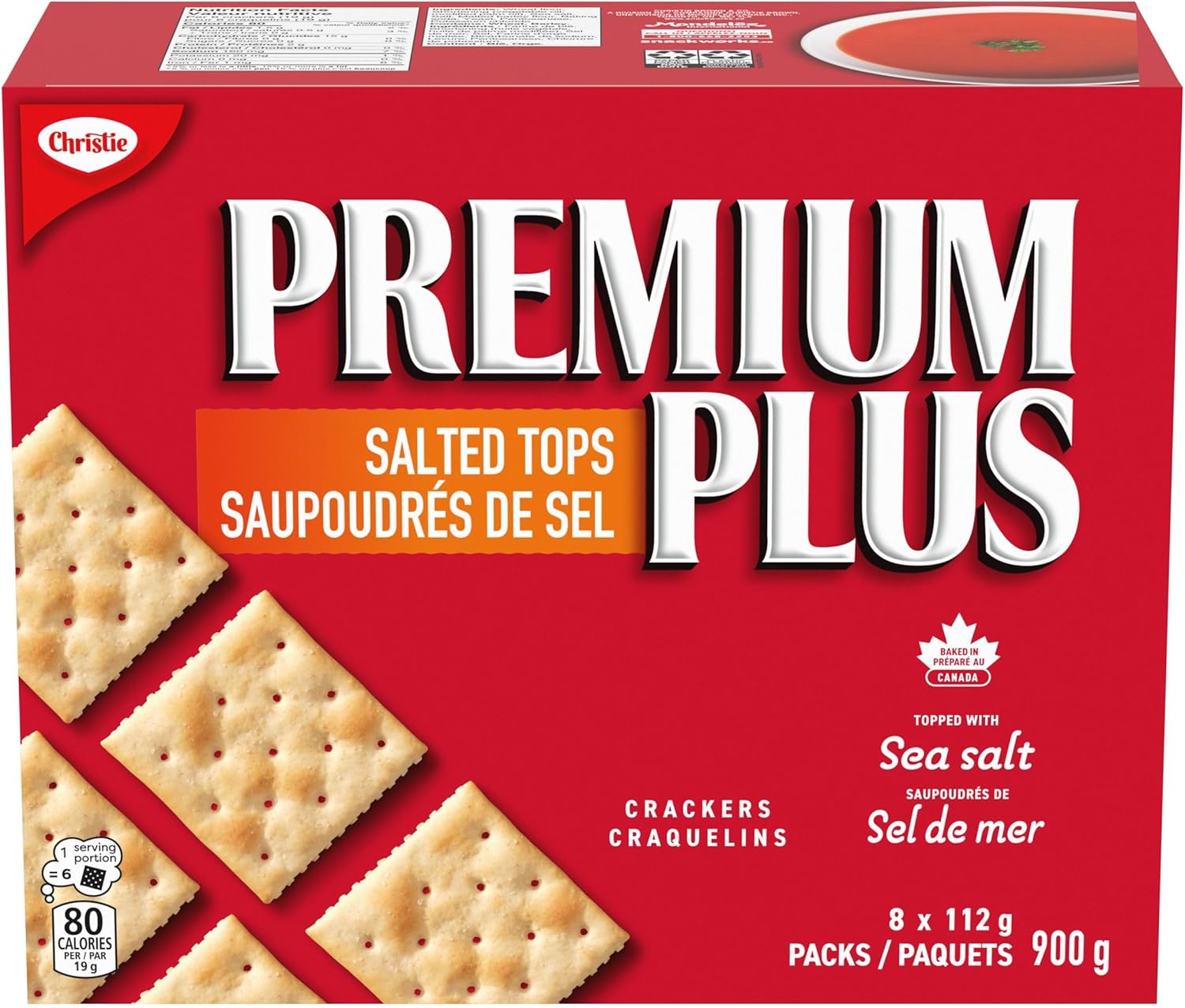 PREMIUM PLUS Salted Tops Crackers 900 g : Amazon.ca: Grocery & Gourmet Food