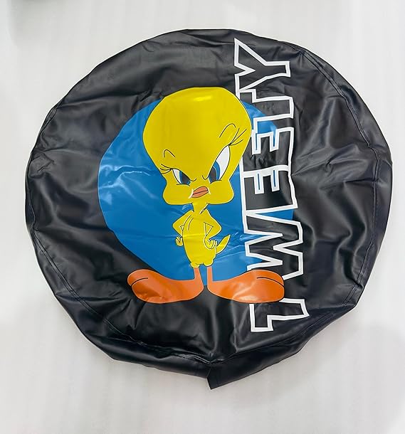 Tweety Soft Rear Wheel Stepney Cover 16 Inch 17 Inch Tyre Tire Cover ...