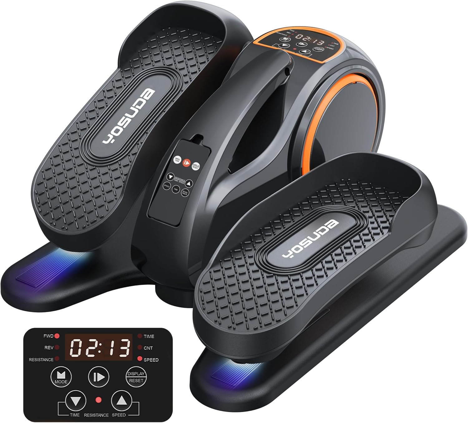 YOSUDA Under Desk Elliptical Electric, Seated Ellipse Leg Exerciser for ...