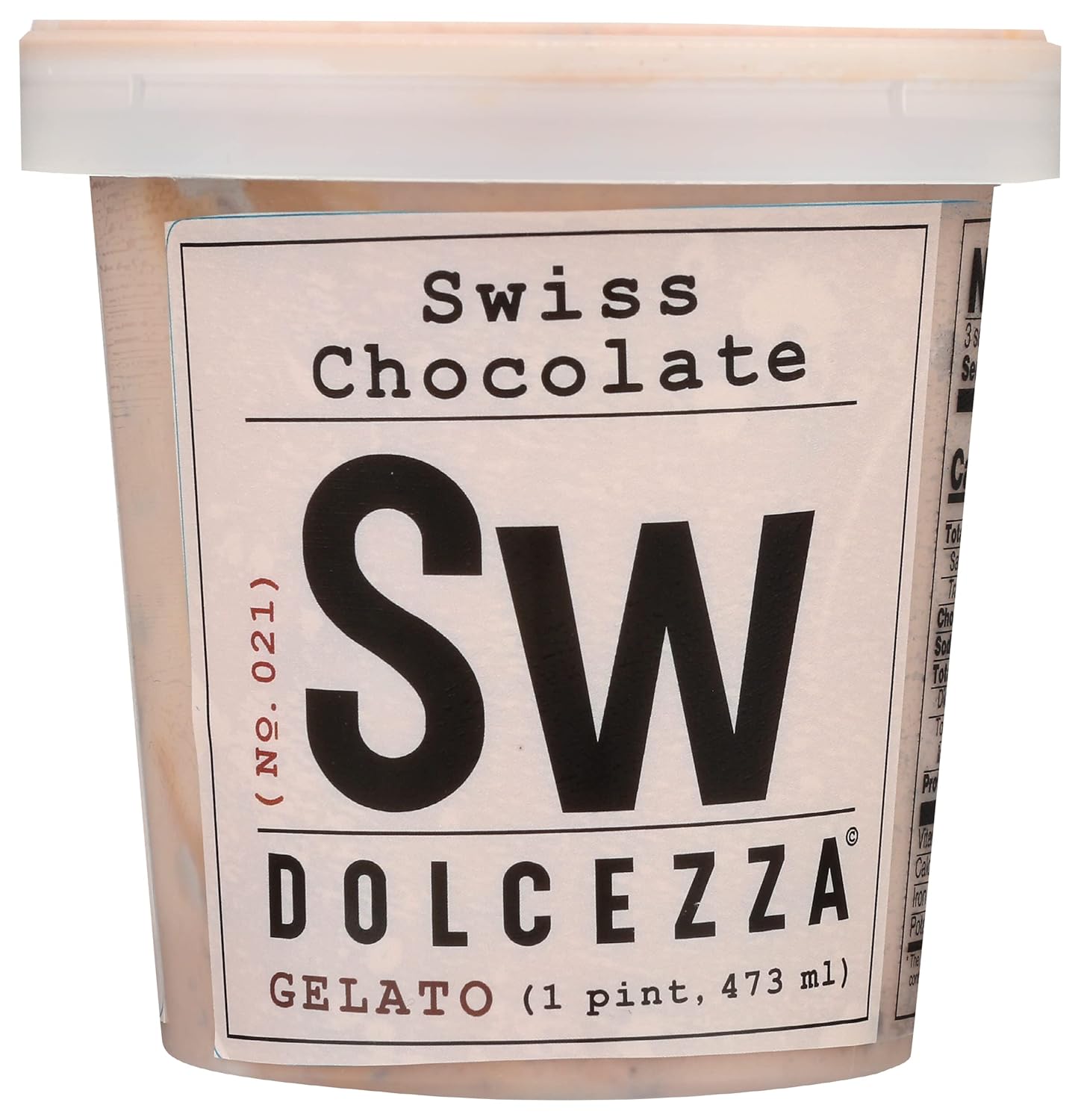 Amazon.com: DOLCEZZA Swiss Chocolate Gelato, 1 PT : Grocery & Gourmet Food