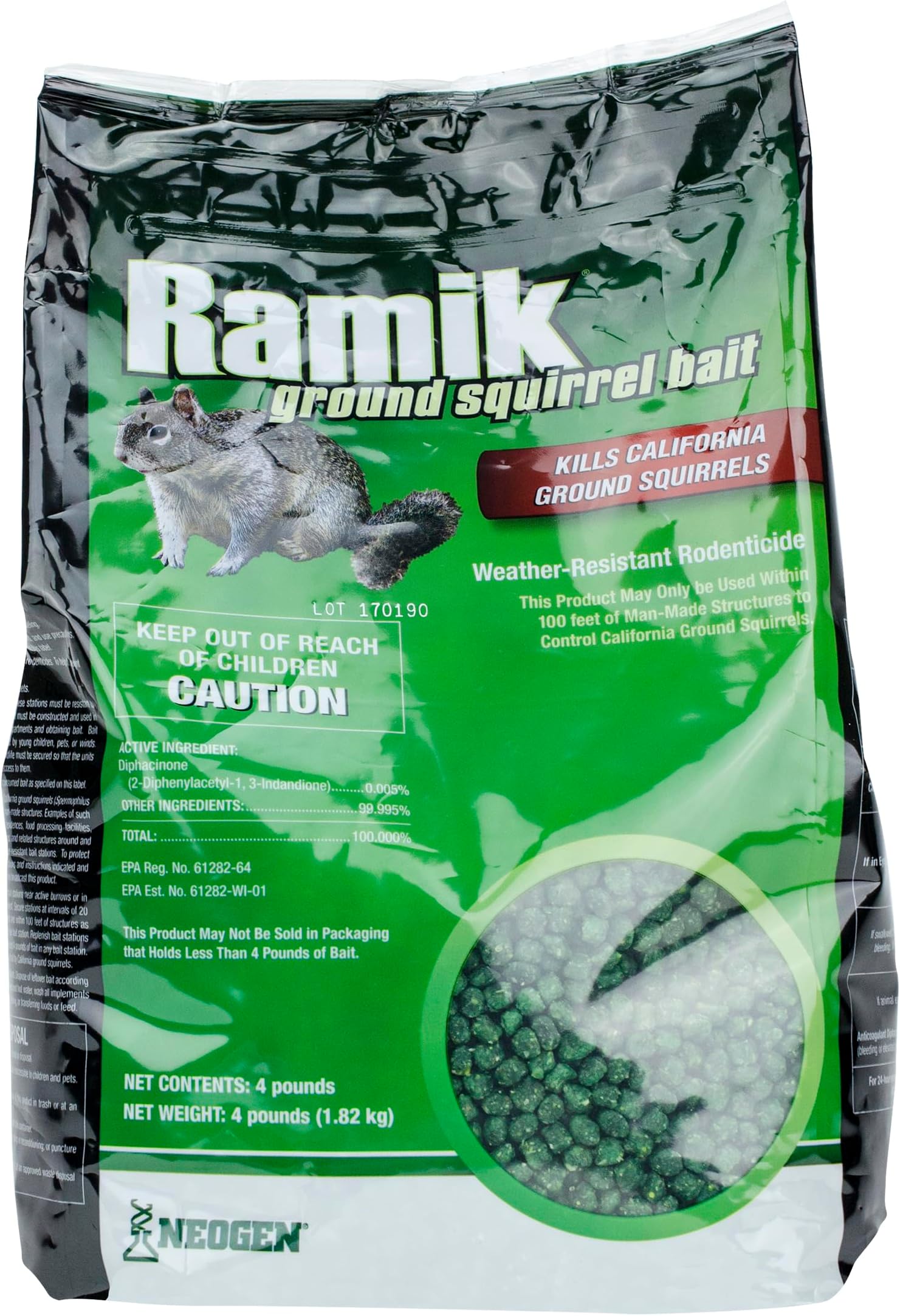 Amazon.com : Neogen 116352 Home Pest Control Products Ground Squirrel ...