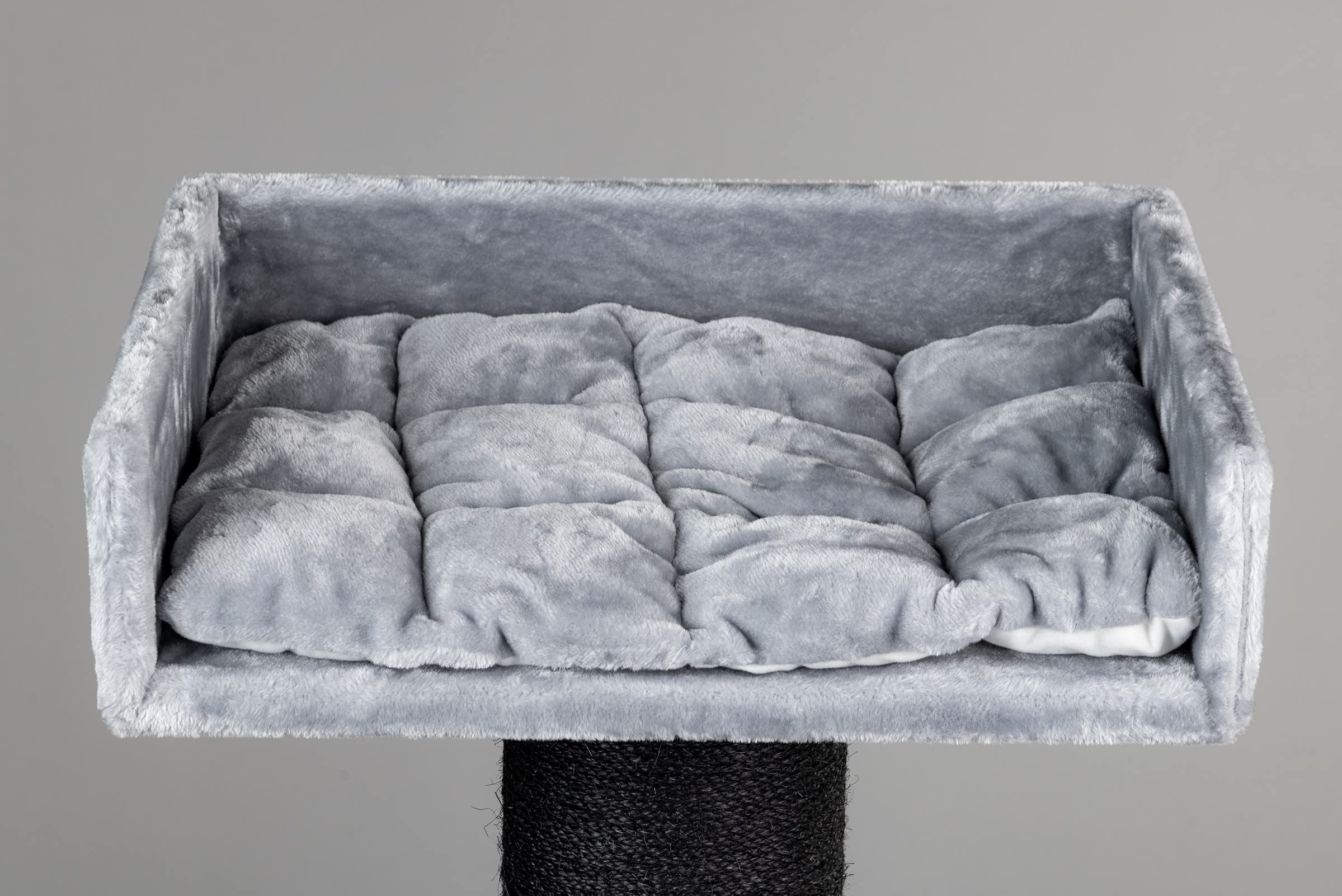 RHRQuality Cat tree for large cats Royalty PLUS Blackline Light Grey ...