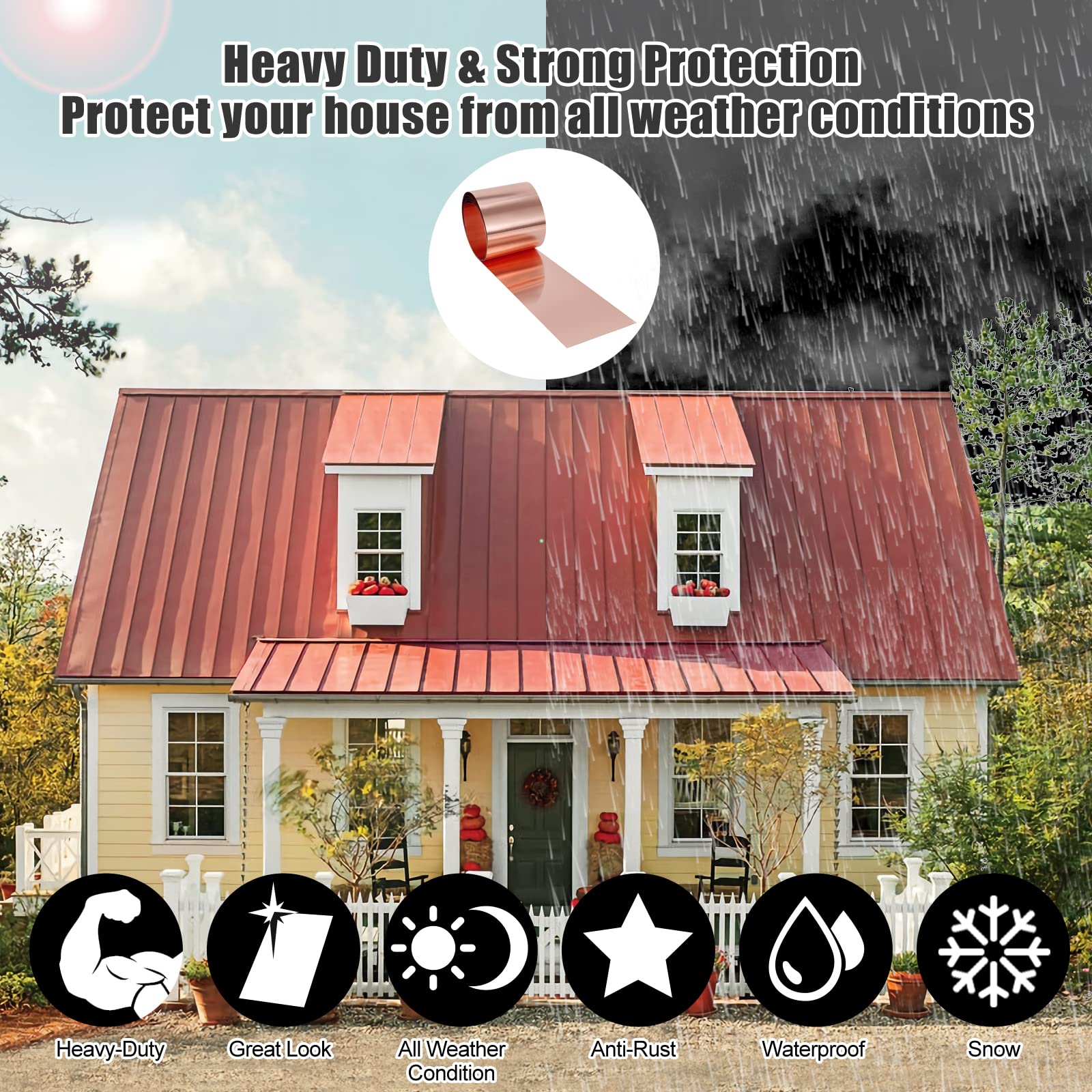 Copper Flashing On Top Of Beams Standing Seam Flat Copper Roofs Pros