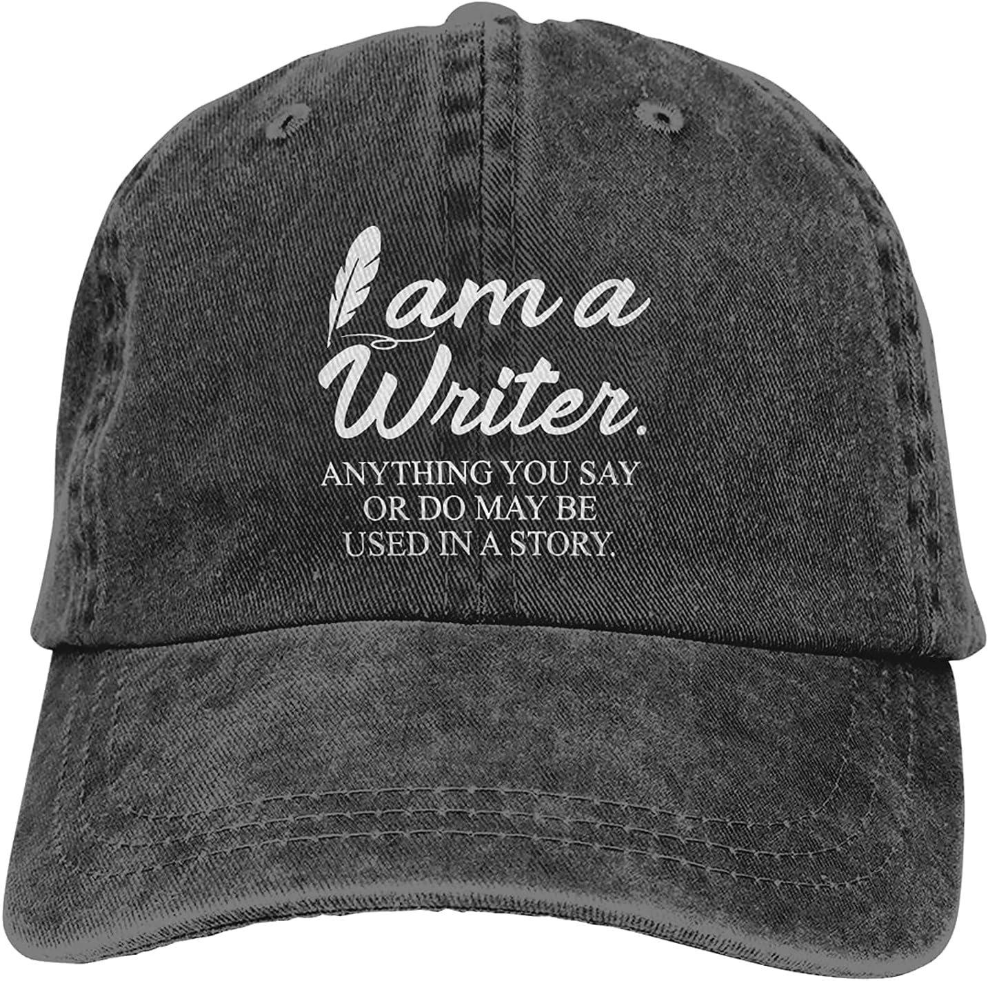 Writers Gift I'm a Writer Hat, Adjustable Baseball Cap Unisex Washable ...