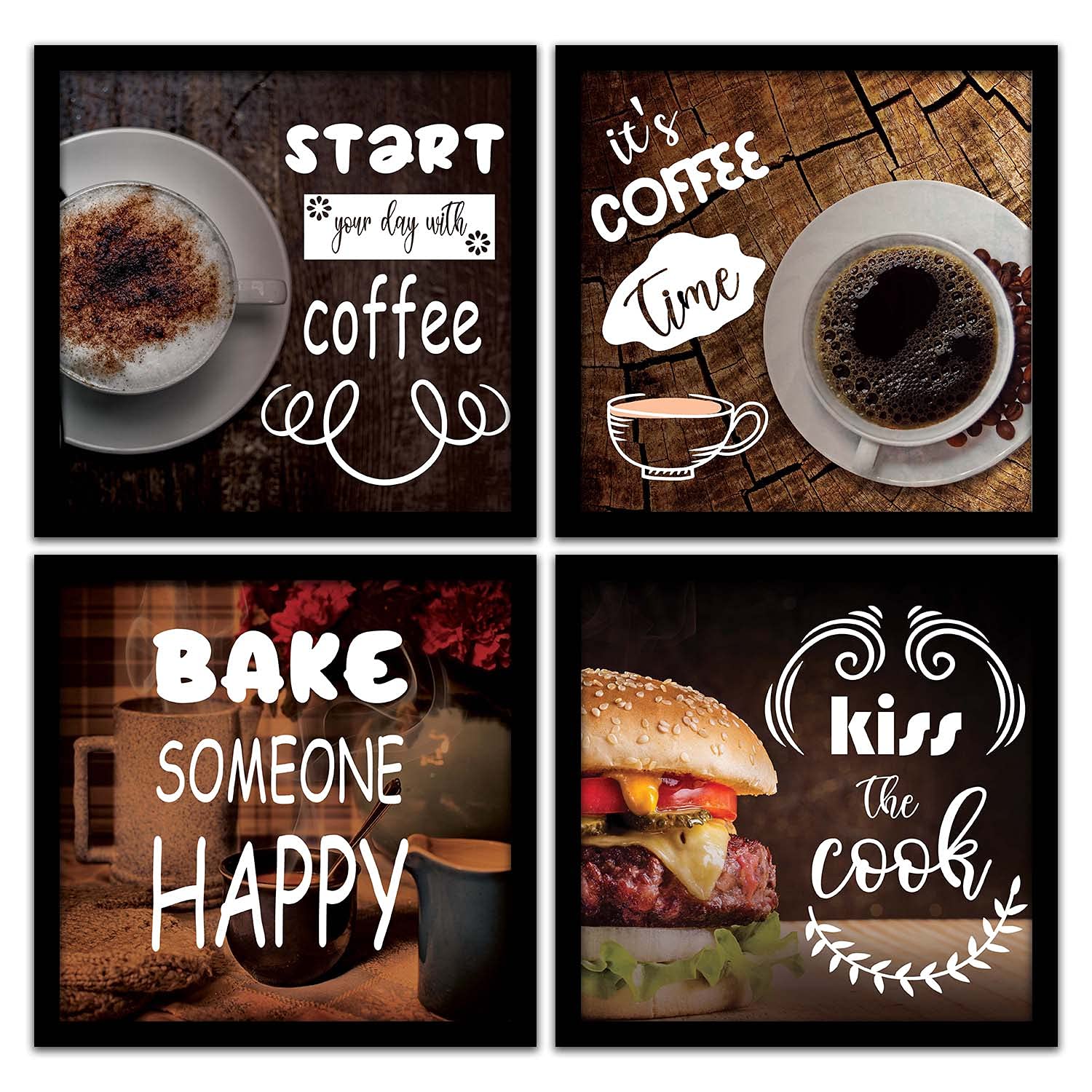 Buy Vasl Studio Coffee Inspired Wall Painting for Coffee shop ...