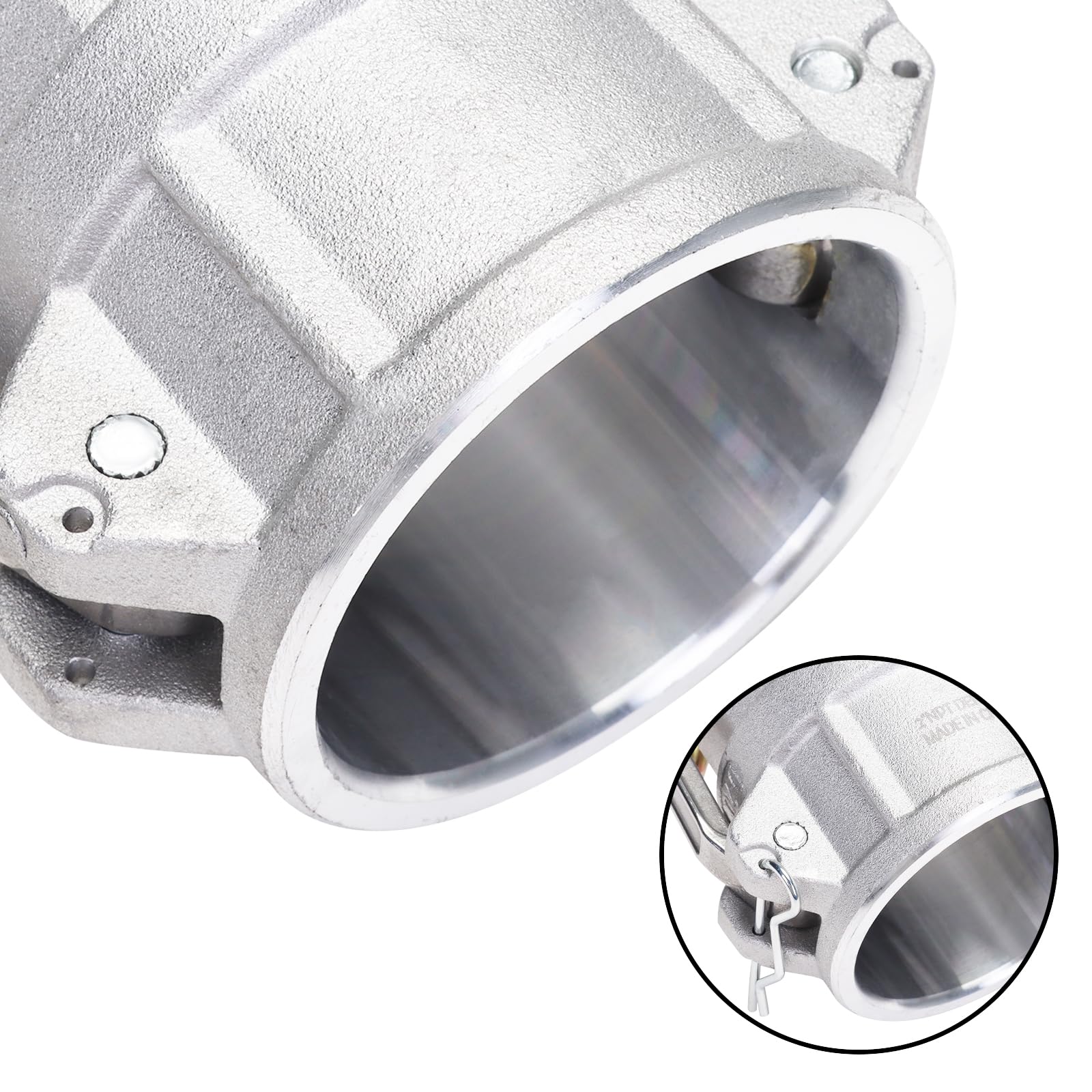 Snapklik.com : DERPIPE Aluminum PartD Camlock Fitting - 2" Female Cam ...