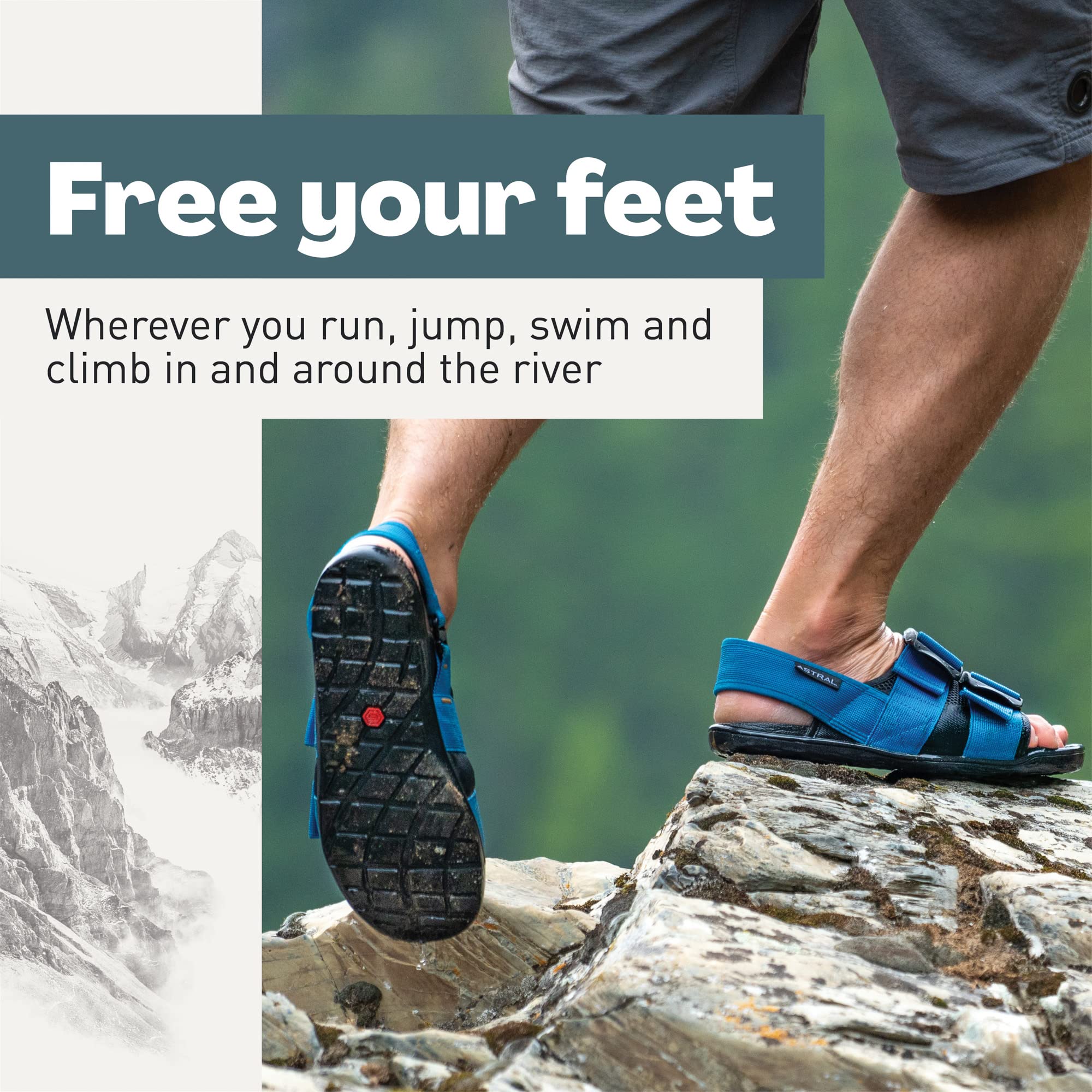 Astral, Men's PFD Sandal for Rafting, Water, Paddling and SUP