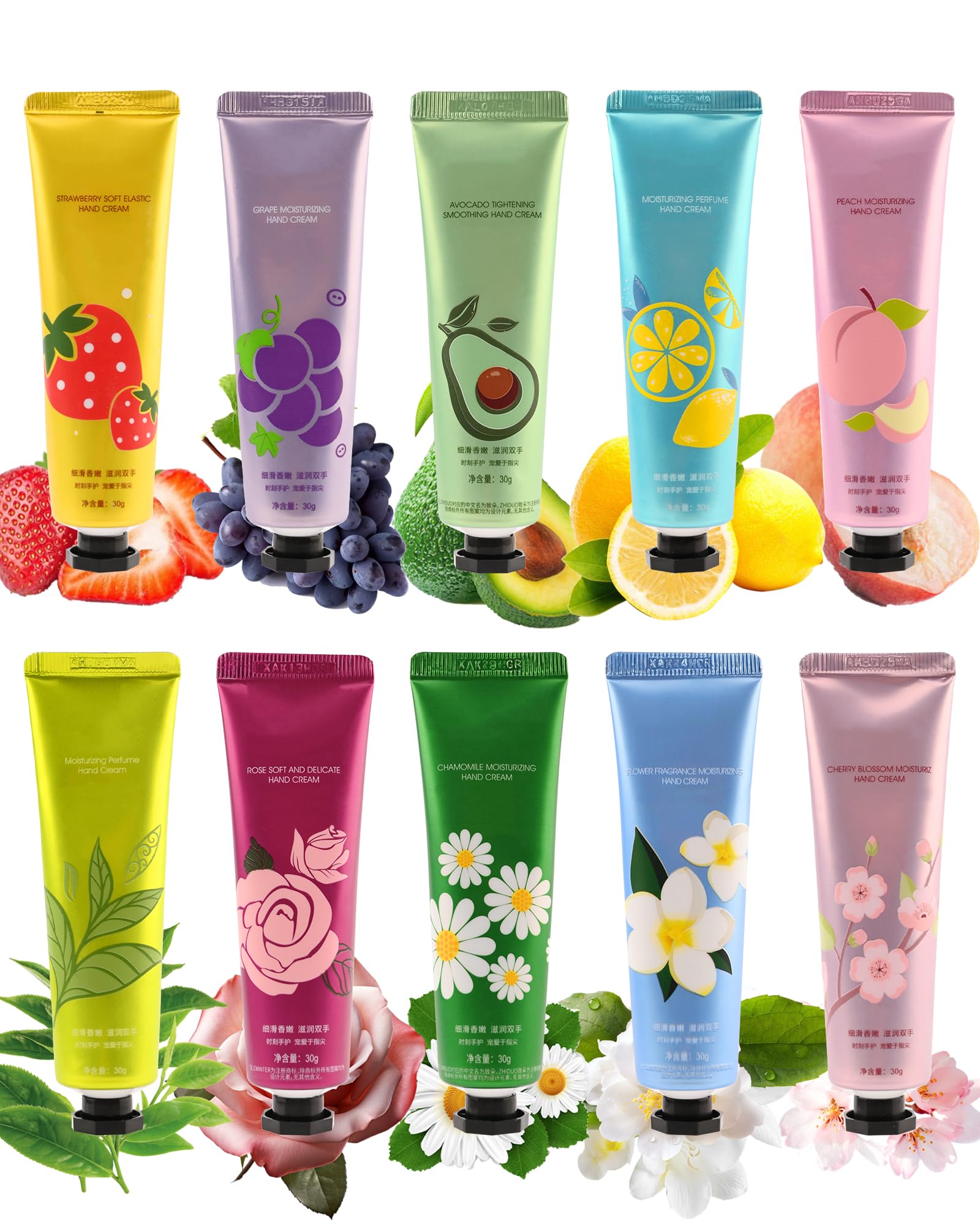 Upgrade Mini Hand Cream Gift Set-10Pcs Small Scented Hand Lotion for ...