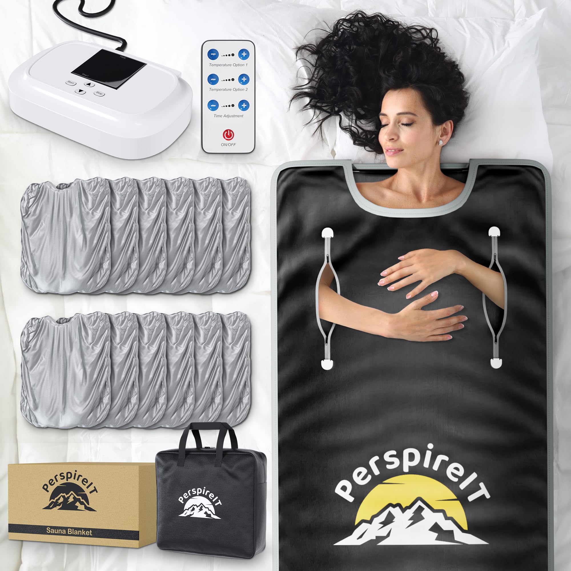 Amazon.com : Infrared Sauna Blanket with Arm Holes – Portable Spa Body ...