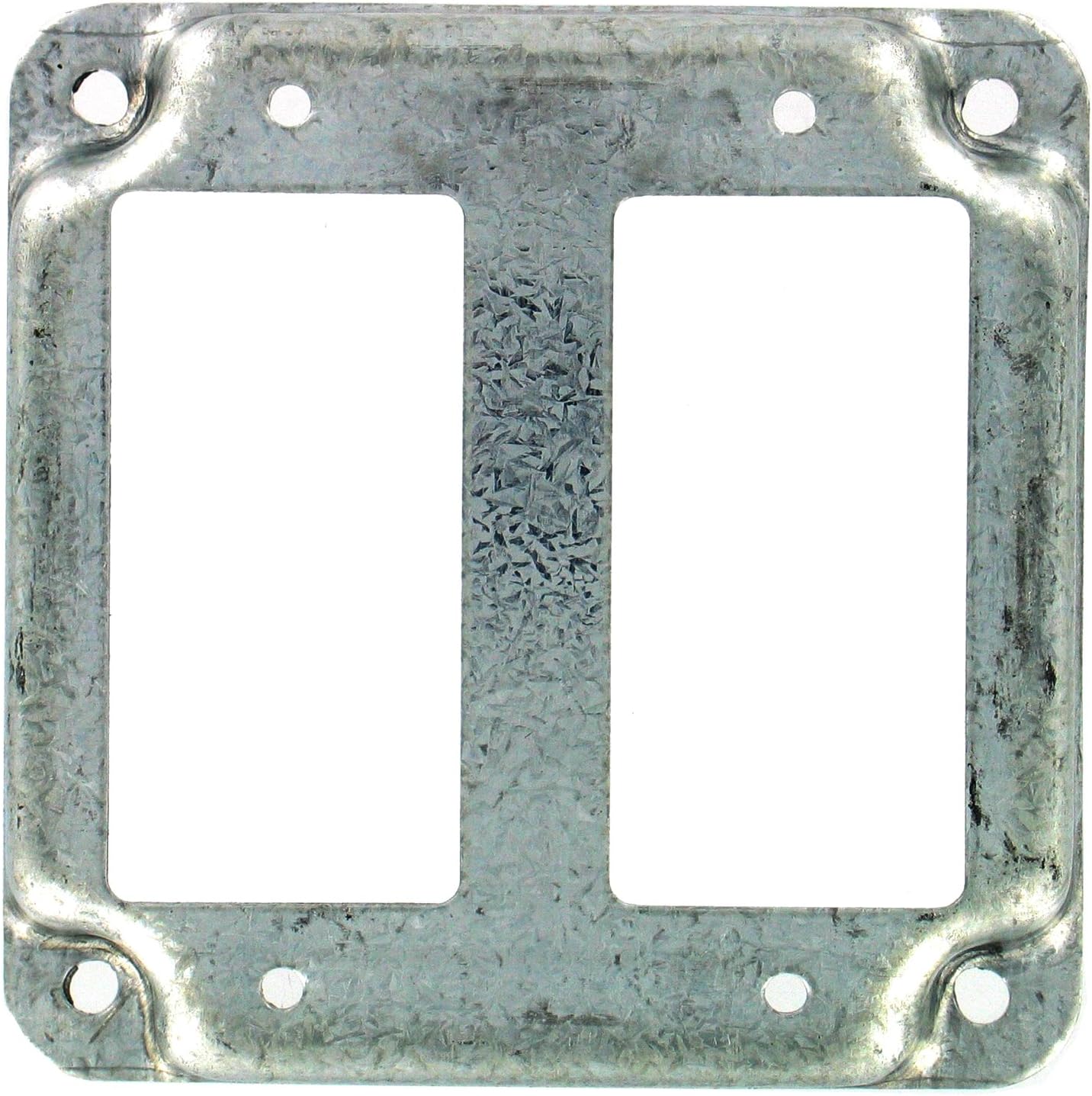 4 Inch Finished Square Cover, Raised 1/2 Inch - Toggle & Decora/GFCI ...