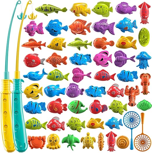 Amazon.com: JUKUDAHU Magnet Fishing Game for Kids 3 4 5 6 7 8 Years Old ...