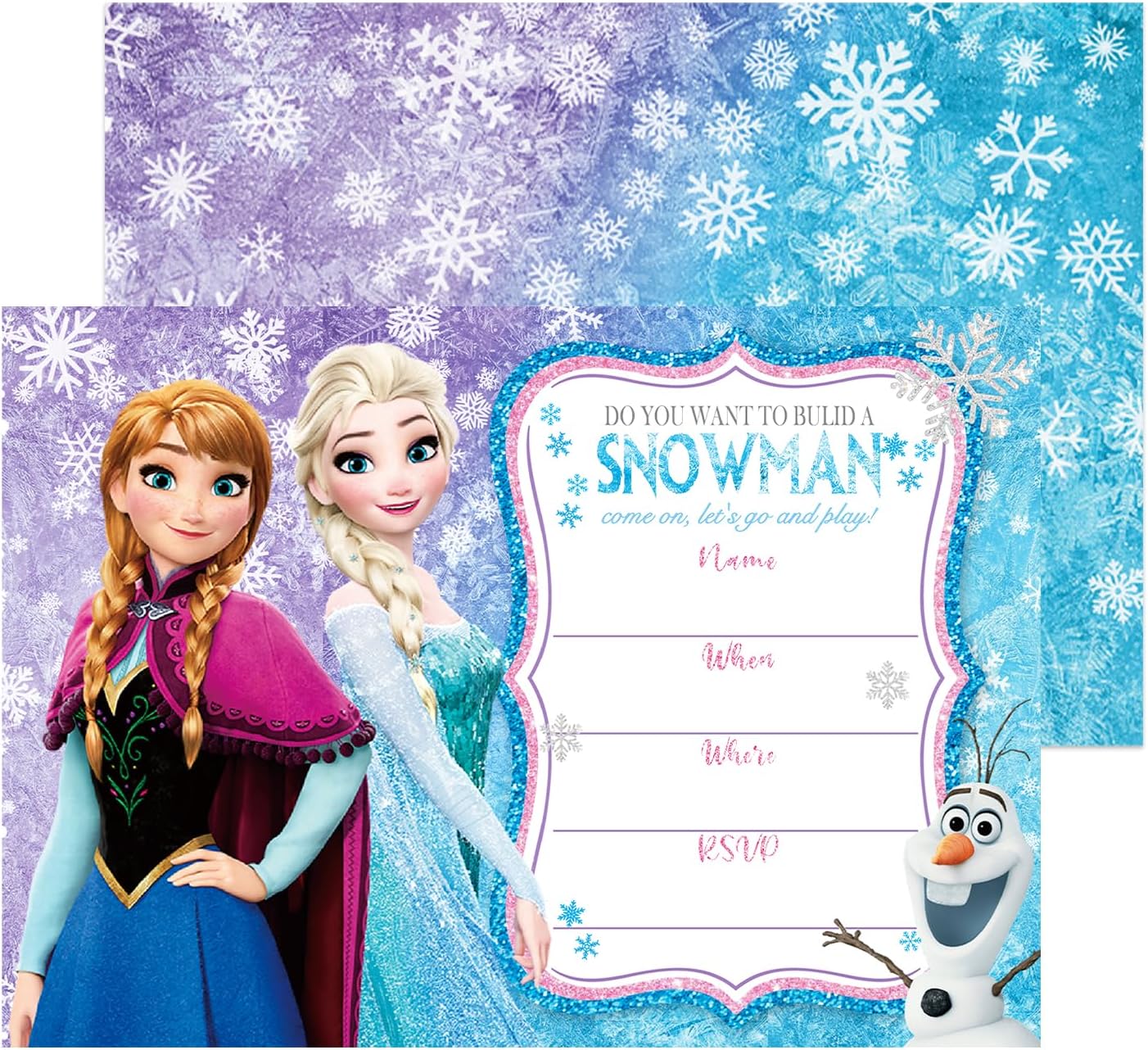 Frozen Invitation Cards Printable Frozen Birthday Party Invitation