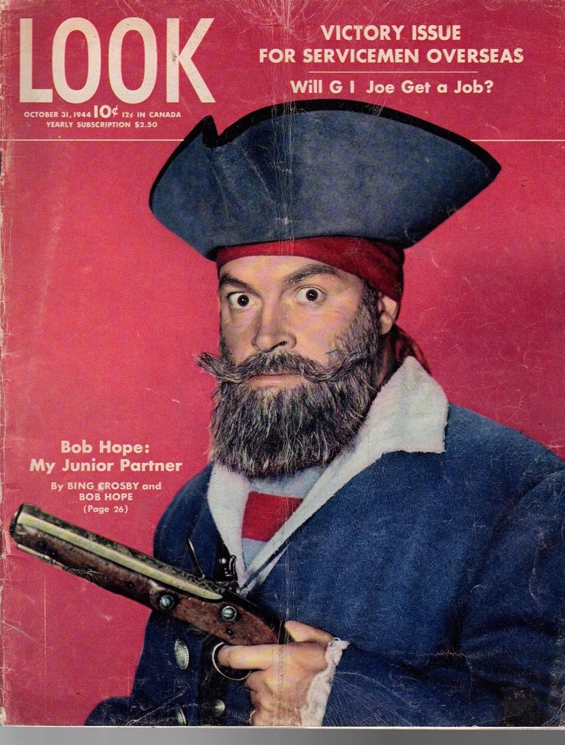 LOOK Magazine - October 31, 1944 - Bob Hope; Gene Krupa; Marilyn ...