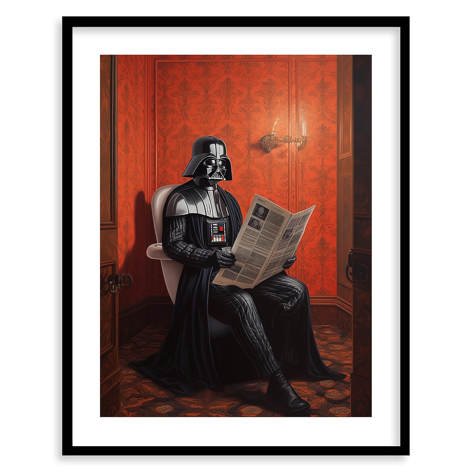 Amazon.com: Star Wars Bathroom Décor Art Print - Premium Giclee Fine ...